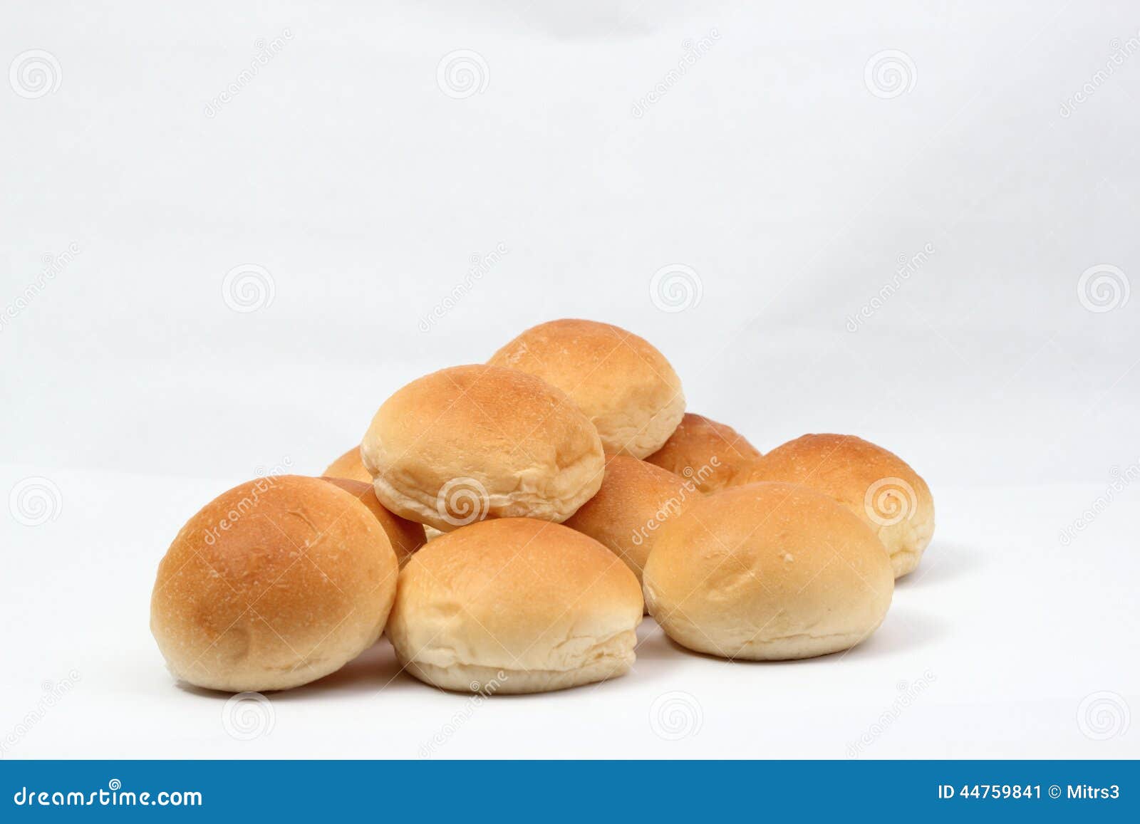 Petit Pain De Pain Blanc Mou Image stock - Image du savoureux, sain ...