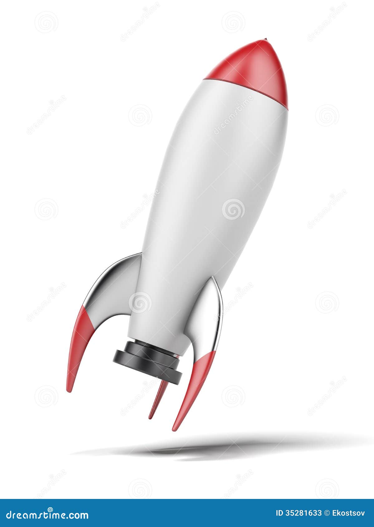 Petite fusée image stock. Image du espace, base, actionné - 35281633