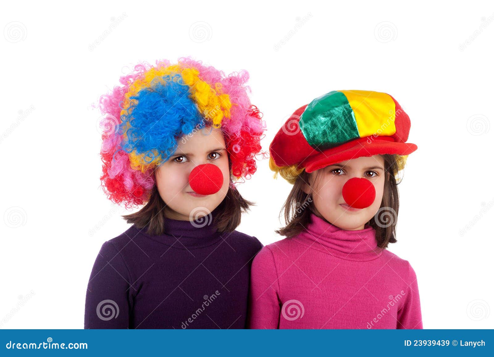 Petits clowns mignons image stock. Image du comique, divertissement ...