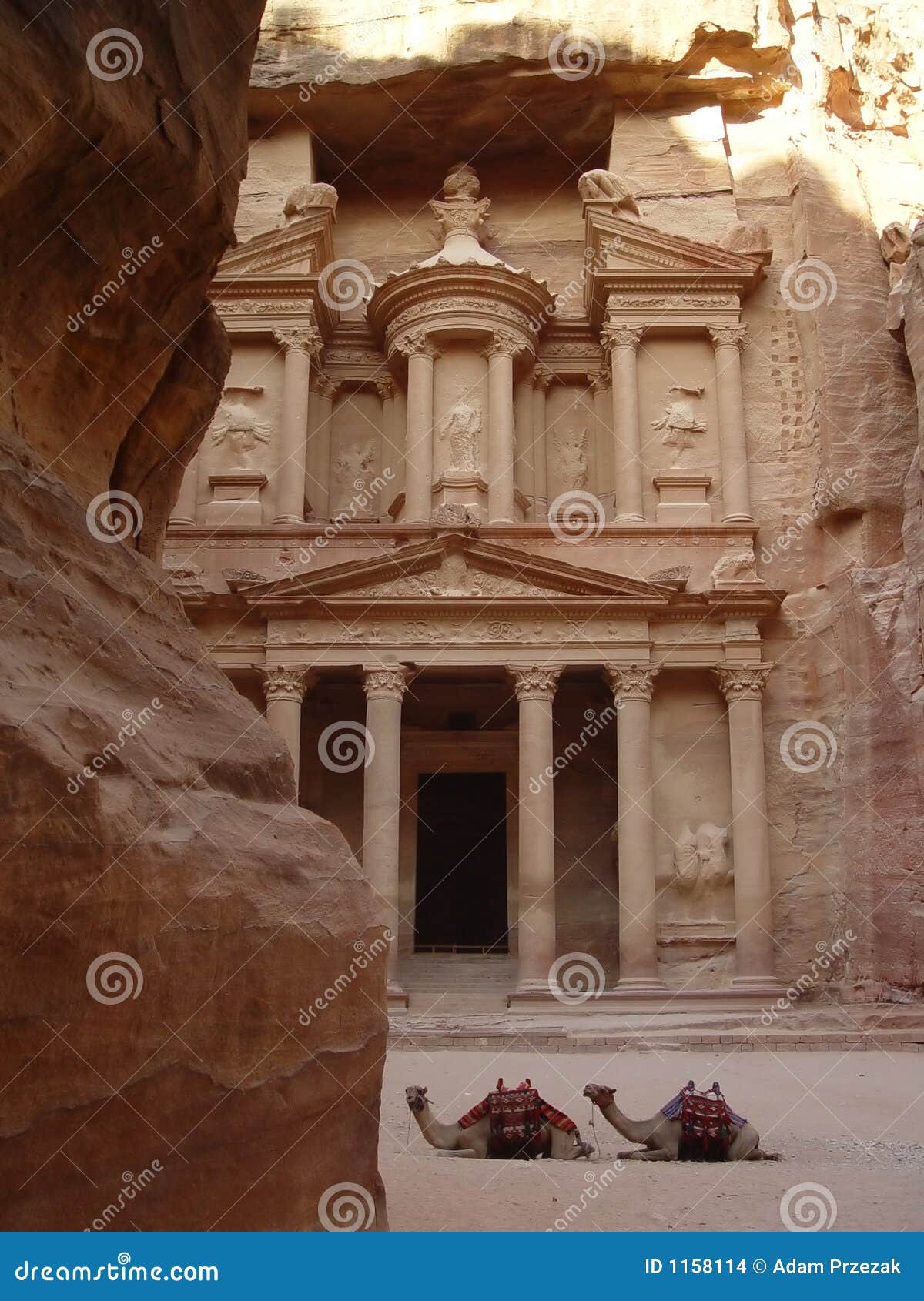 Petra-Ancient City, Jordan stock photo. Image of petra - 1158114