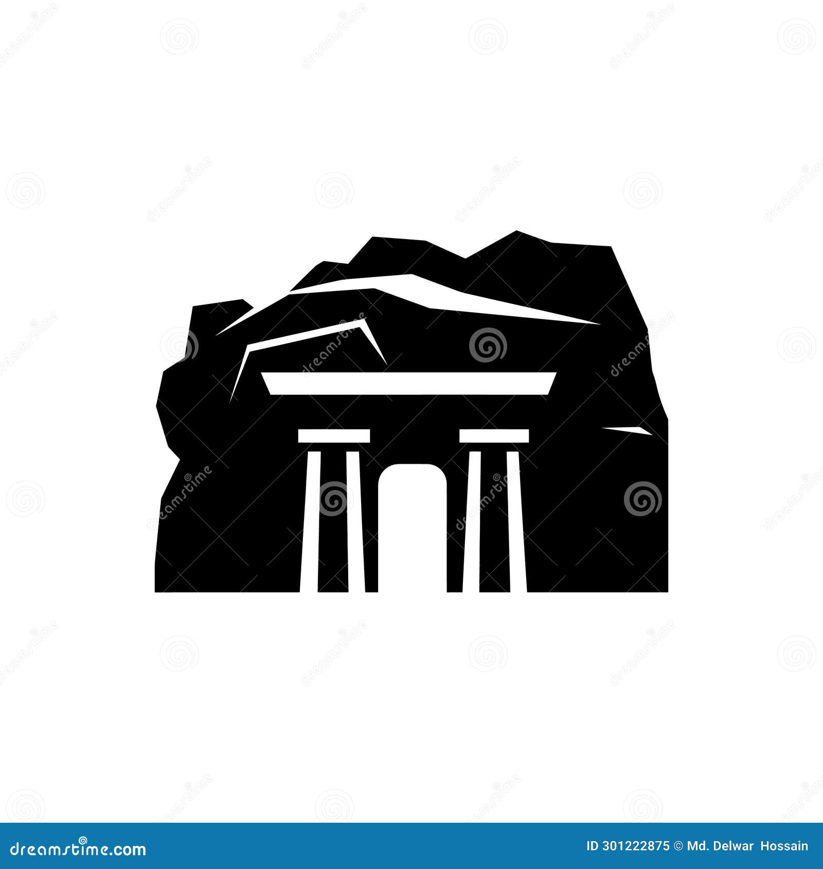 Petra Icon In Trendy Design Style. Petra Icon Isolated On White ...