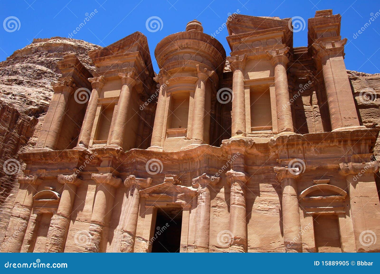 Petra in Jordan stock image. Image of carving, history - 15889905