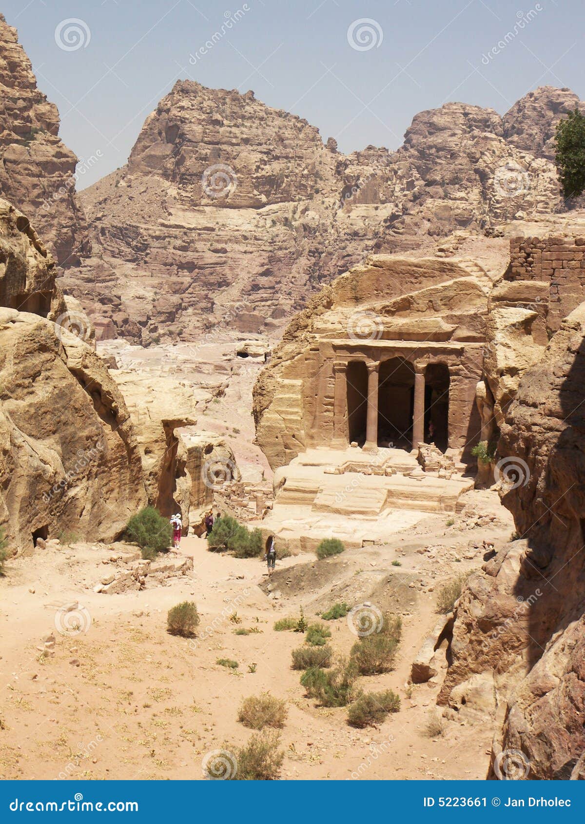 Petra, Jordan stock image. Image of carved, remain, exploration - 5223661