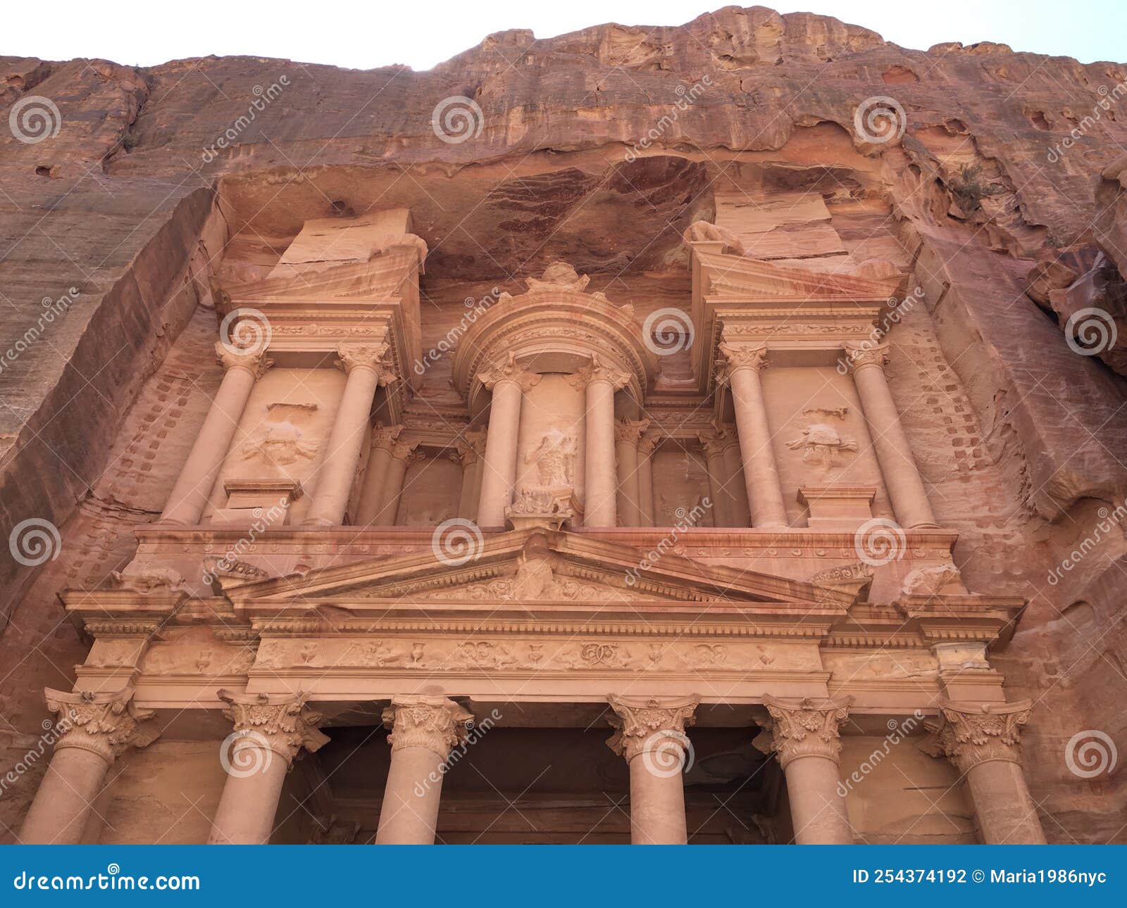 Petra in Jordan. stock photo. Image of petra, nabataeans - 254374192