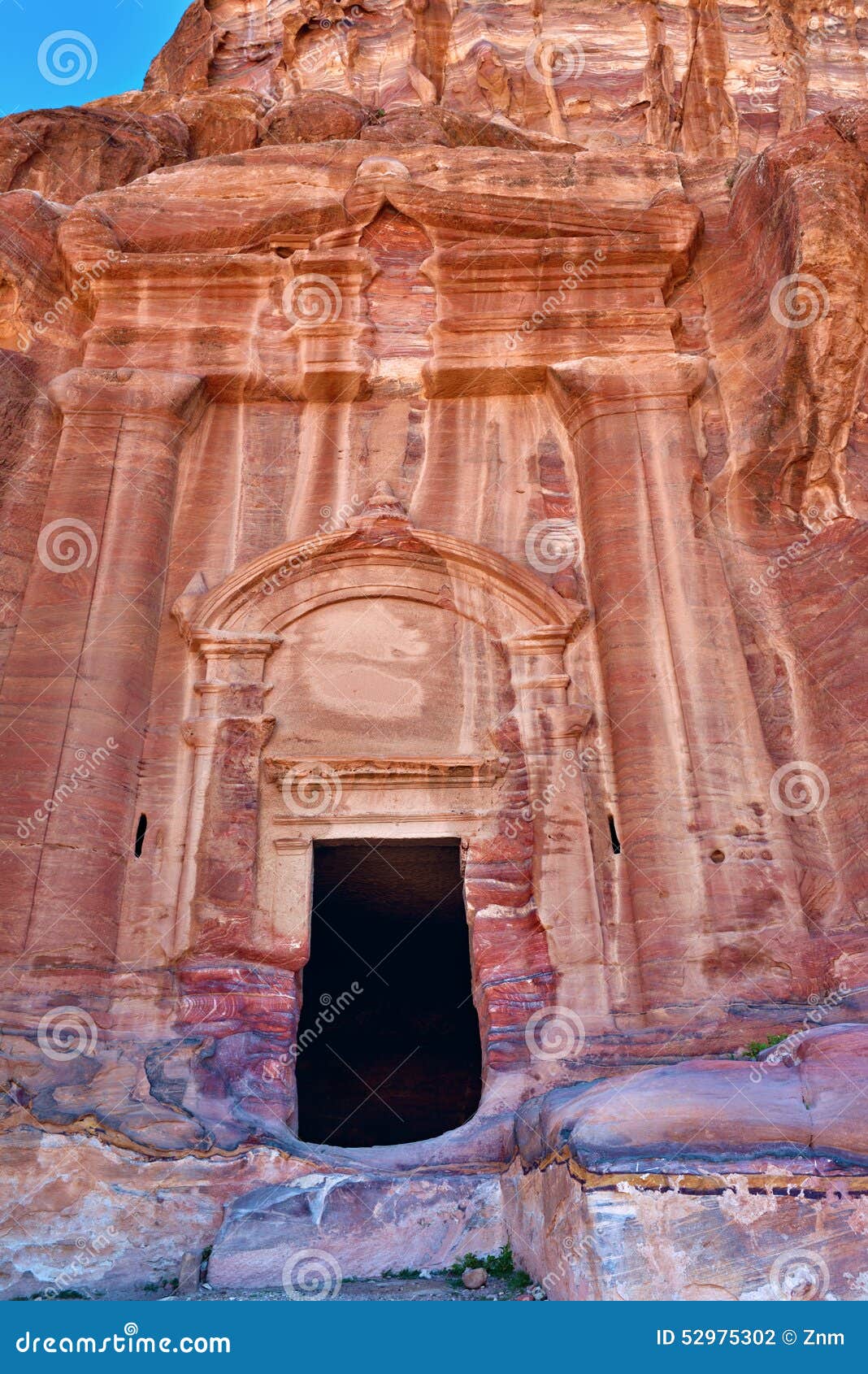 Petra, Jordan stock photo. Image of east, desert, landscape - 52975302