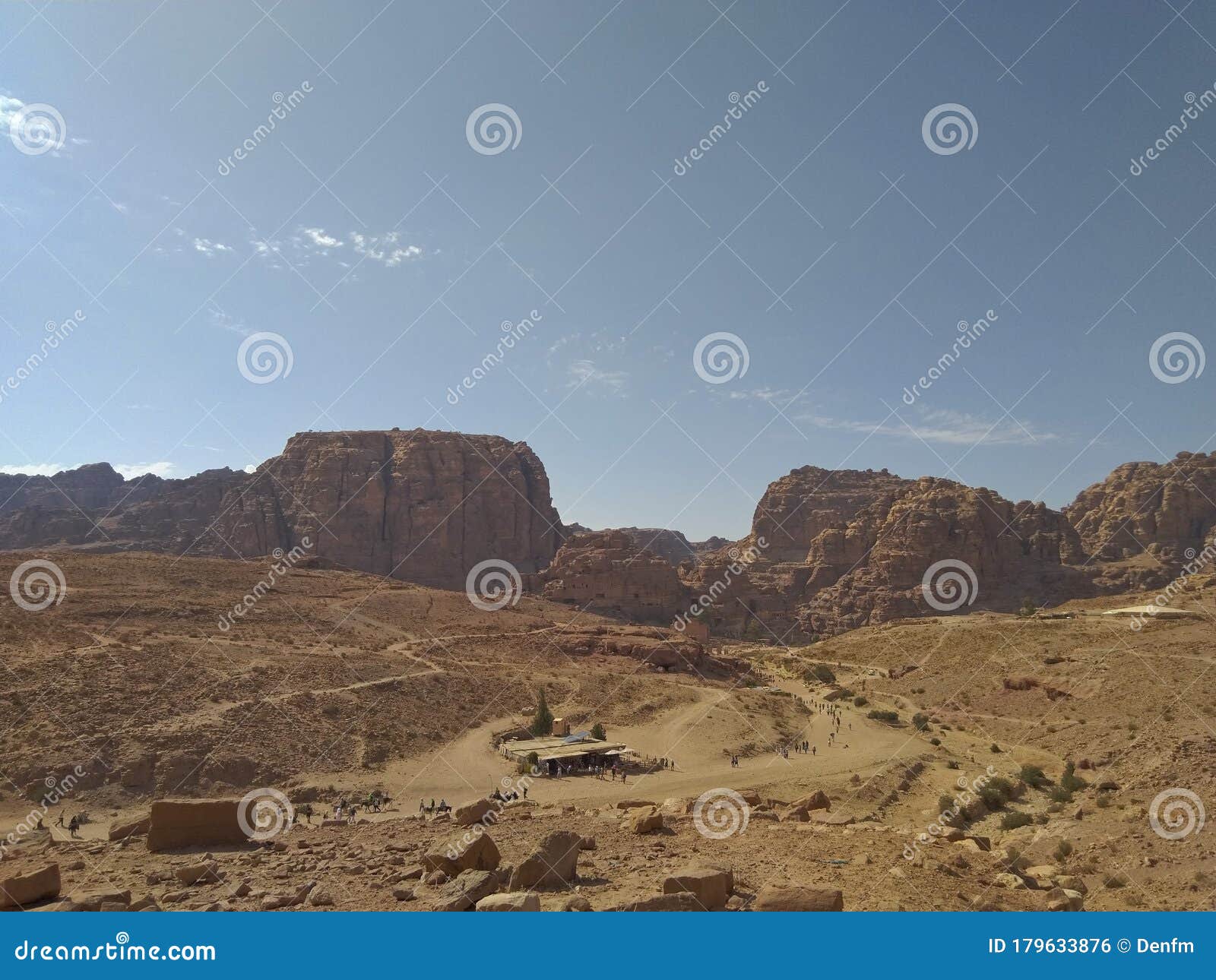 Petra in Jordan Ruins. Petra Ruins Stock Photo - Image of petra, desert ...