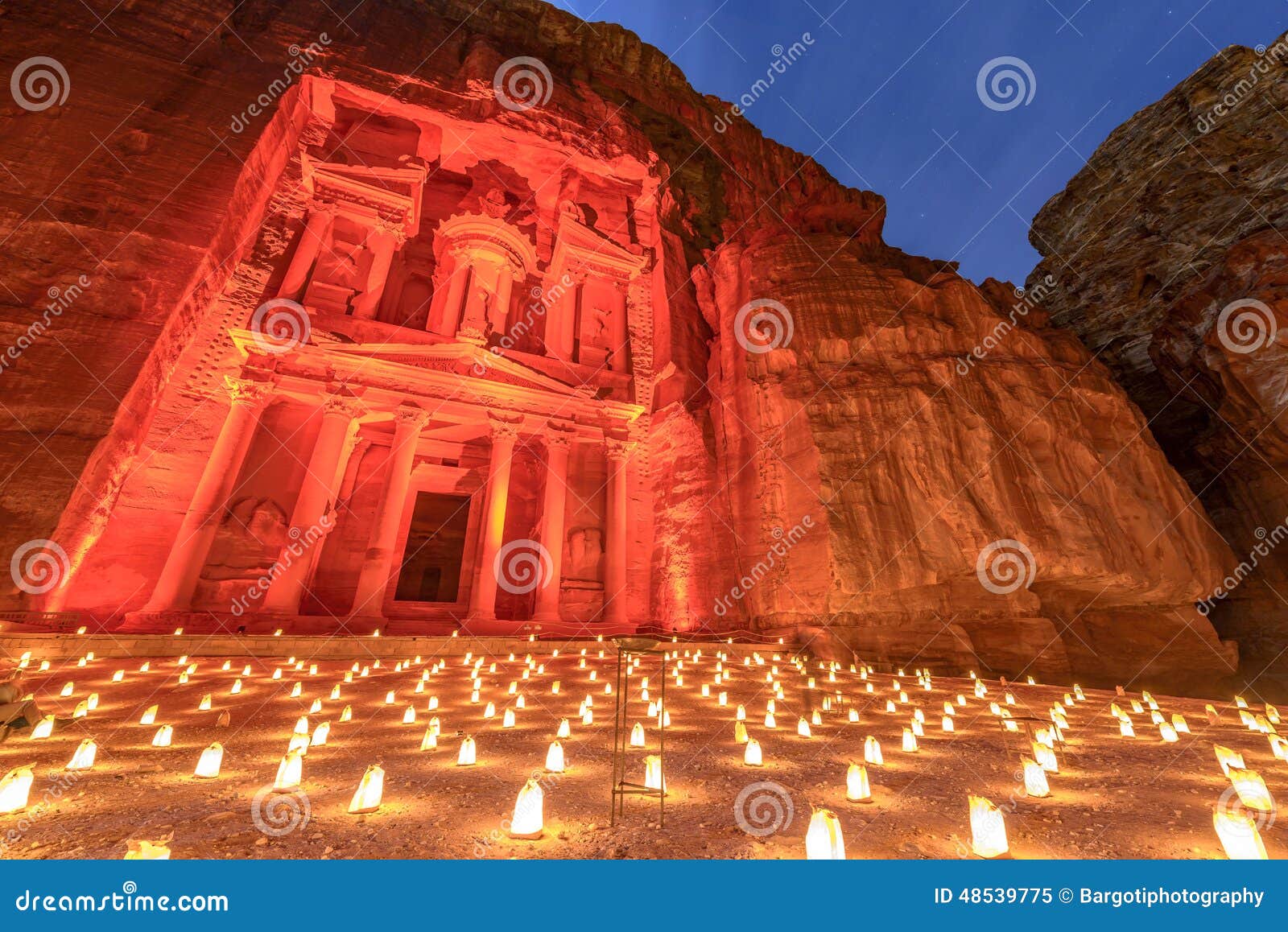 Petra By Night Tour Featuring Illuminated Al Khazneh Tomb Also Called ...