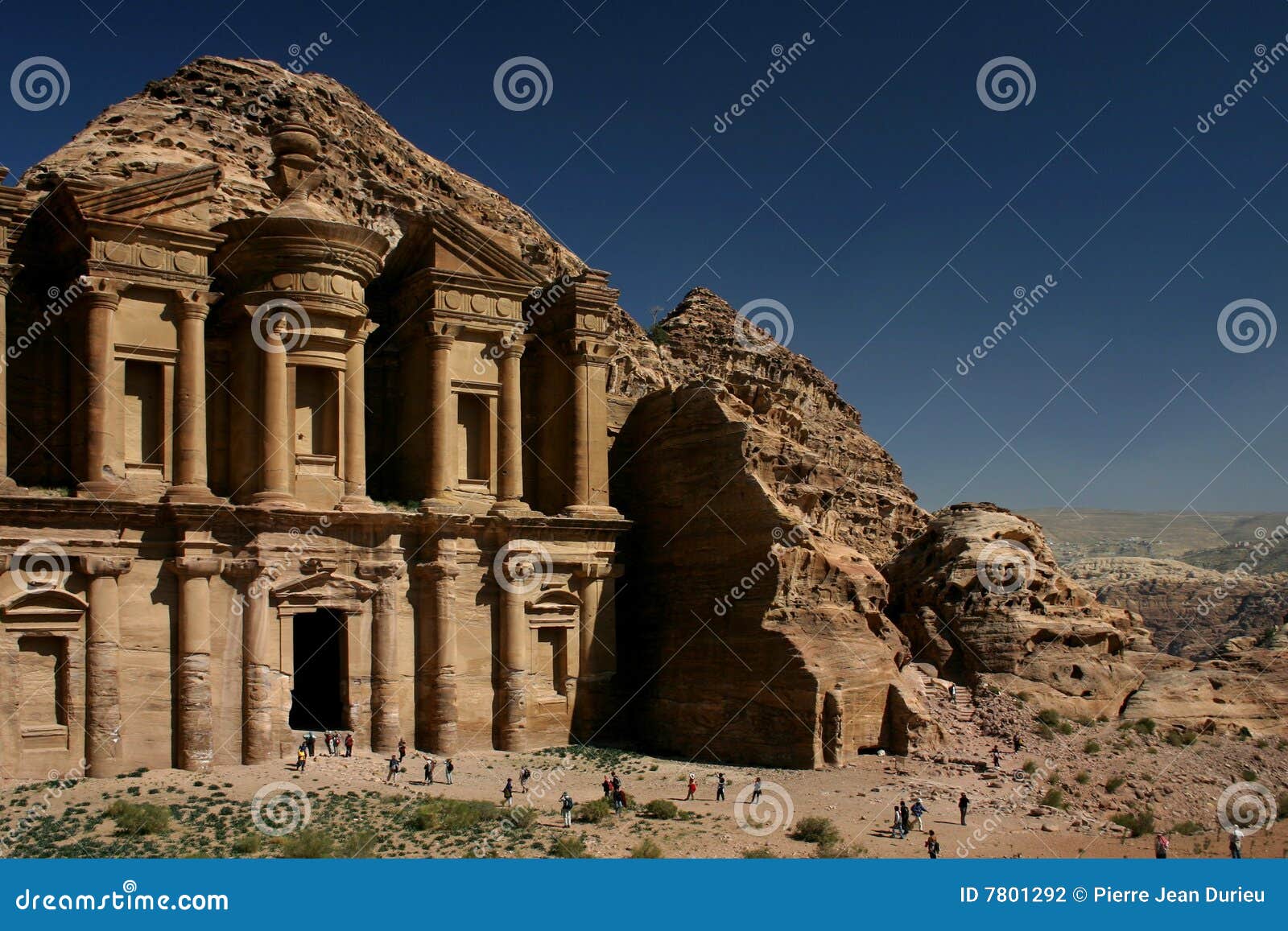 Petra temple stock photo. Image of city, temple, petra - 7801292