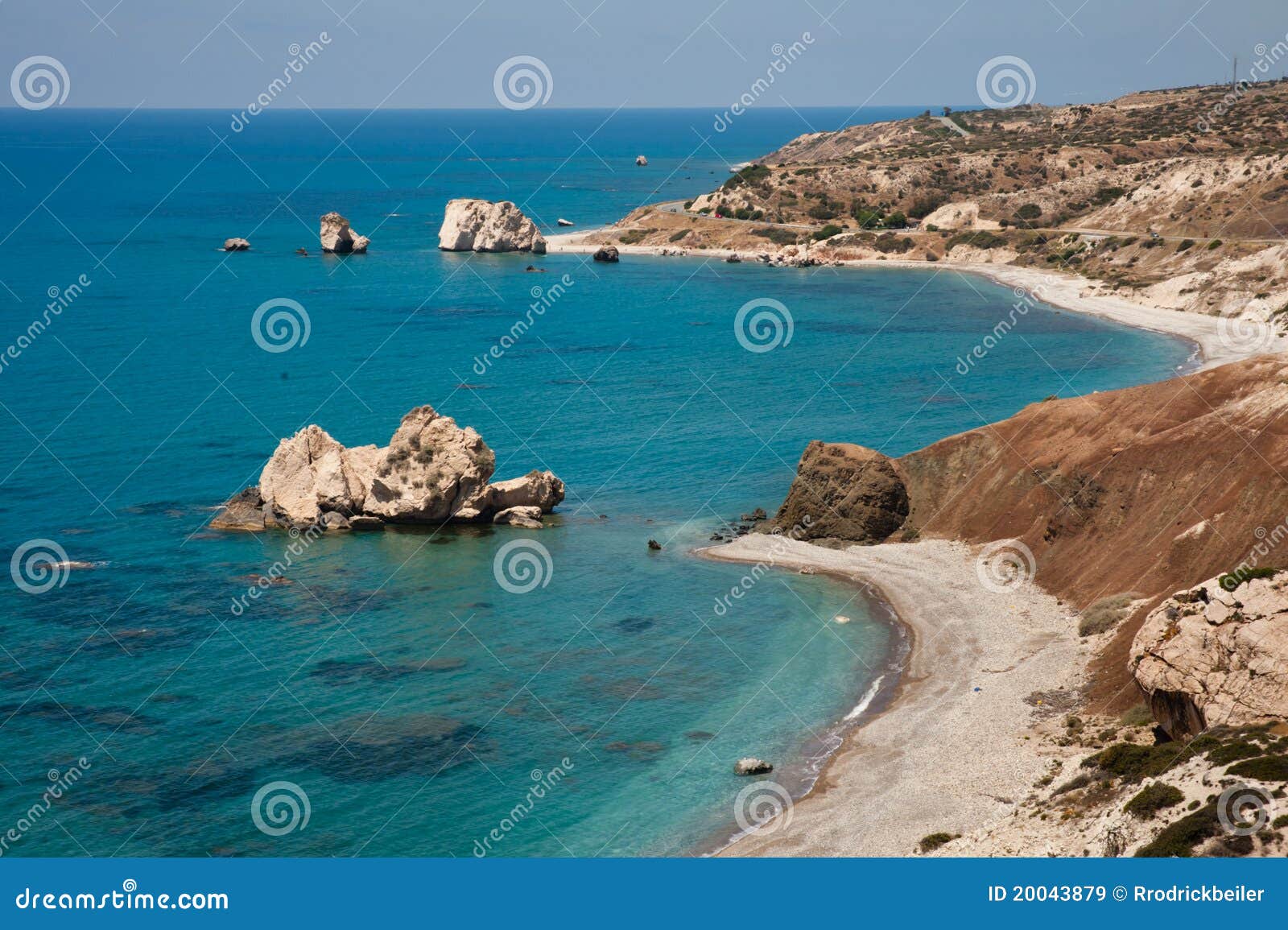 Petra Tou Romiou stock image. Image of water, aphrodite - 20043879