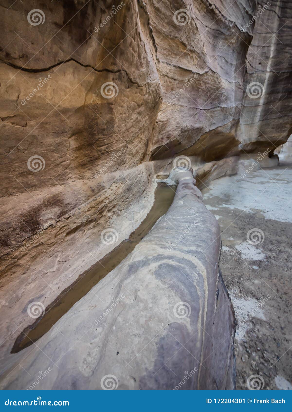 Petra Water Supply Channels, Jordan Stock Image - Image of sacred ...