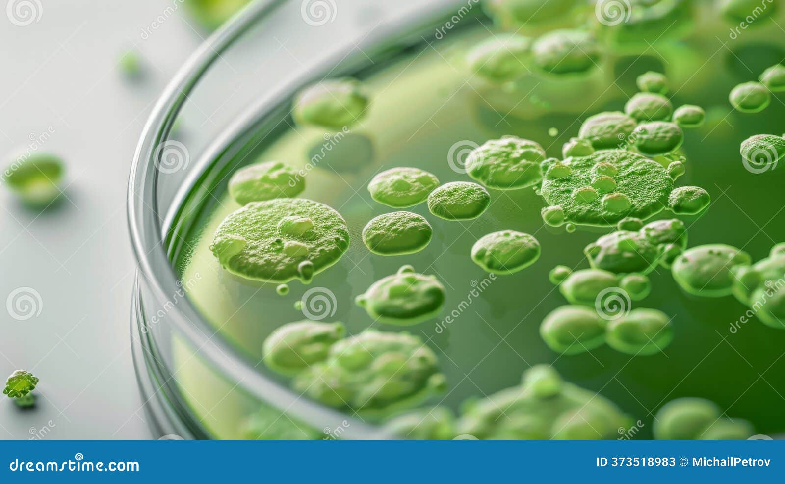 Microalgae Under Microscopic View, Green Algae, Cyanobacteria ...