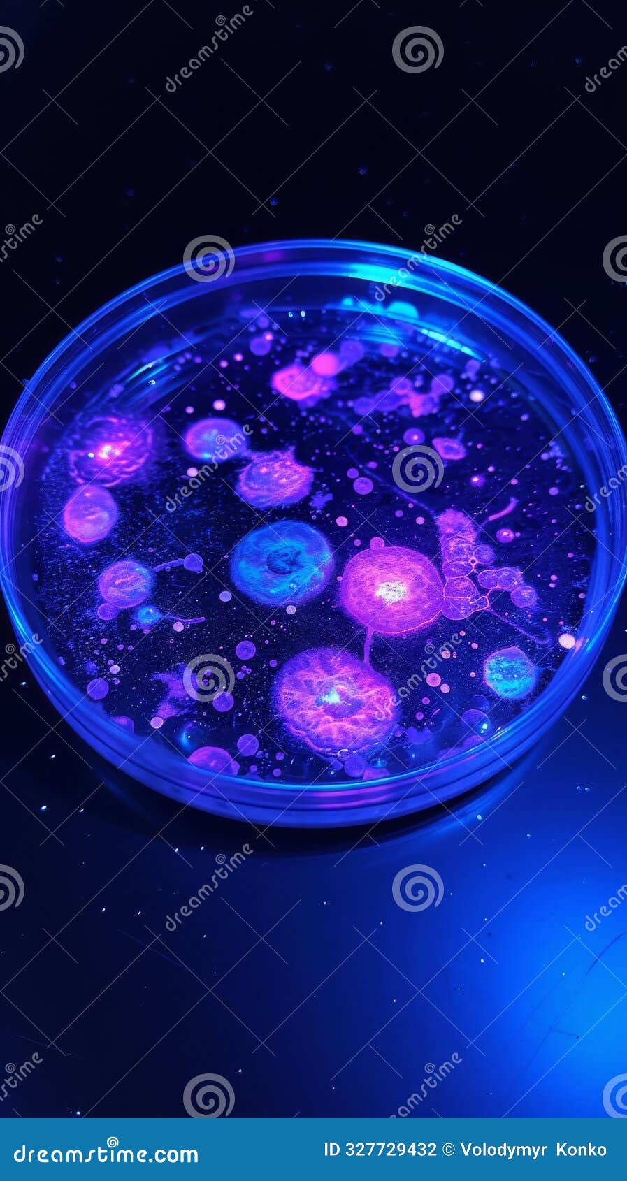 Fluorescent Bacteria Background Stock Photo | CartoonDealer.com #301382808