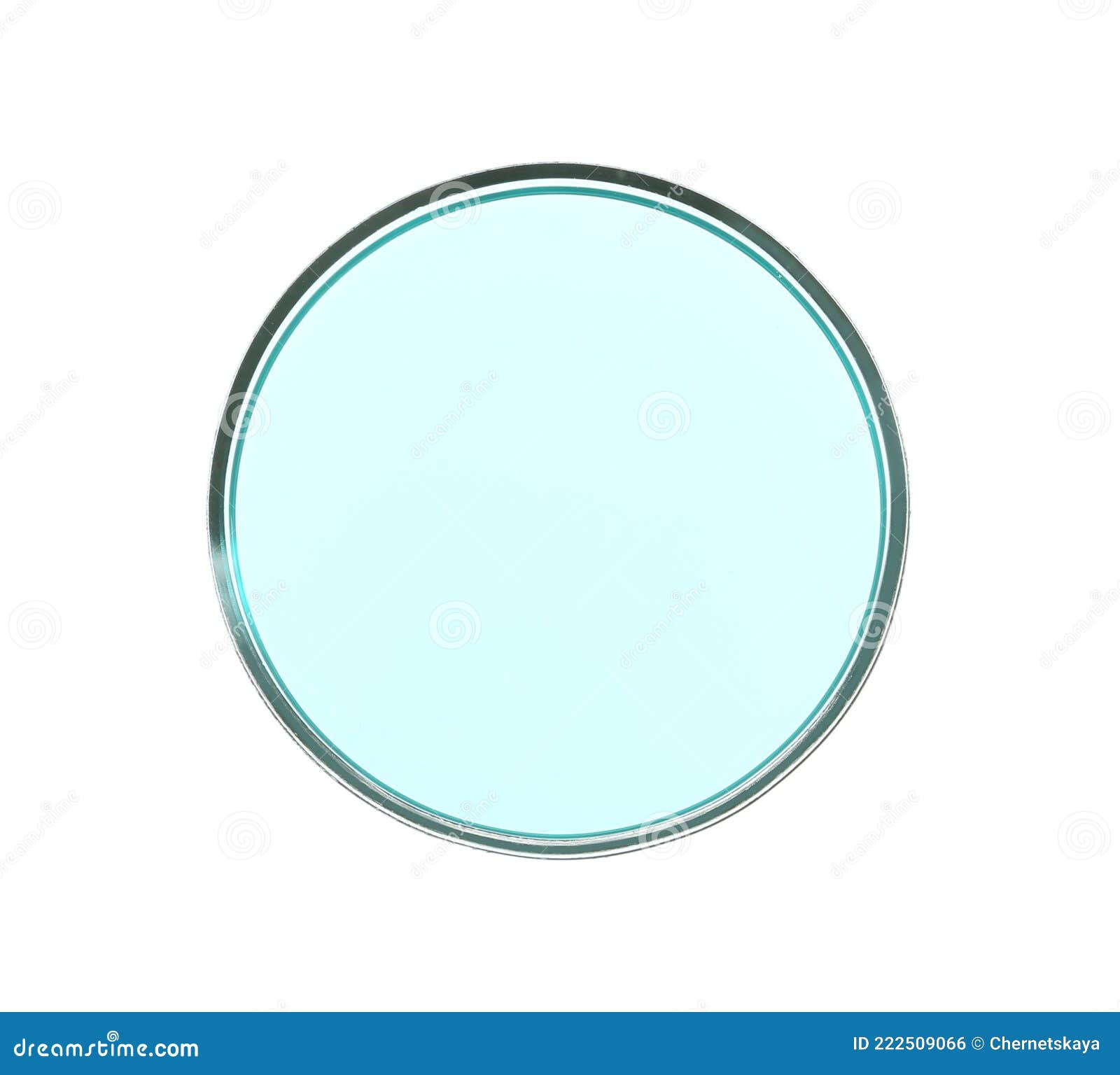 Petri Dish with Turquoise Liquid on White, Top View Stock Photo - Image ...