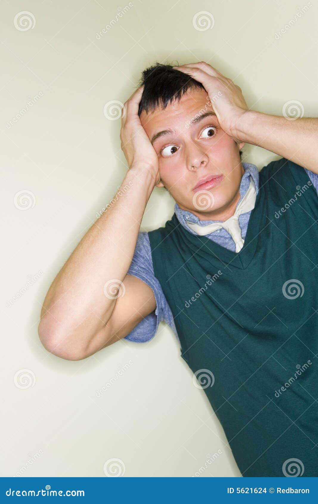 Petrified Man stock photo. Image of amazed, expression - 5621624