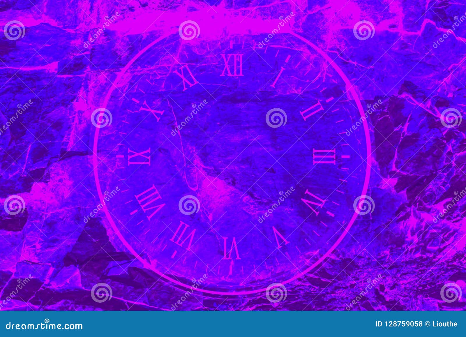 Petrified Time With Cracks Cartoon Vector | CartoonDealer.com #214790203