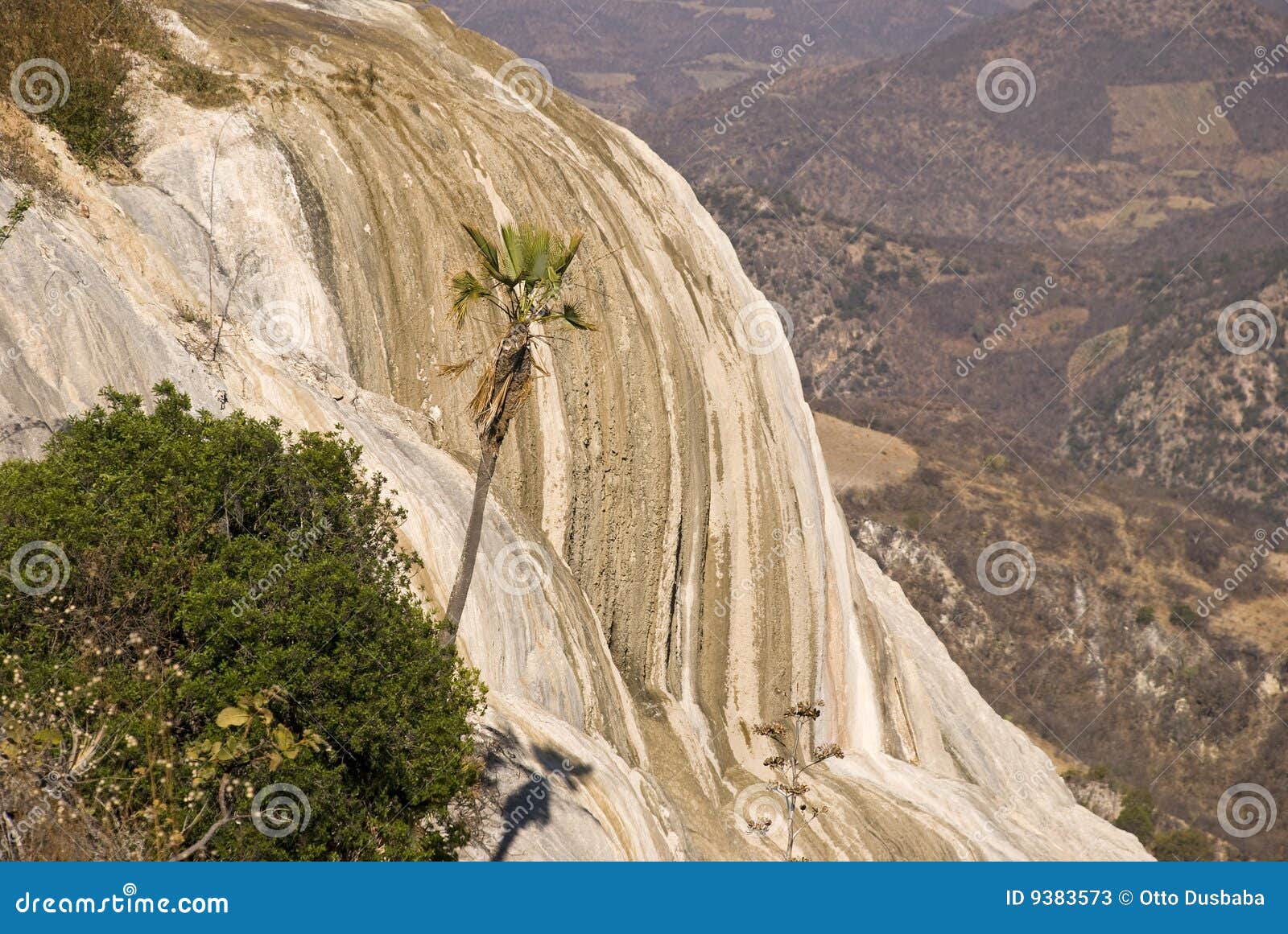 Petrified Waterfall Hierve El Agua In Oaxaca, Mexico. III Stock ...