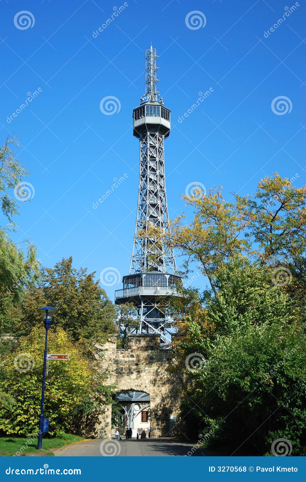Petrin hill in Prague stock photo. Image of eastern, praha - 3270568