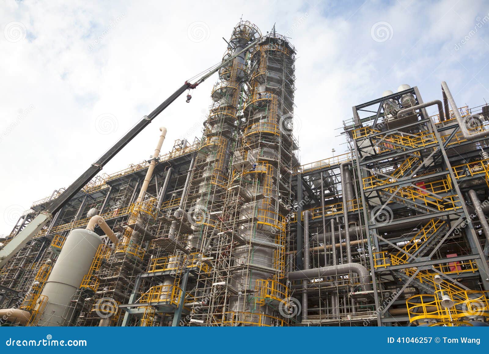 Petrochemical or Chemical Plant Structure and Design Stock Image ...