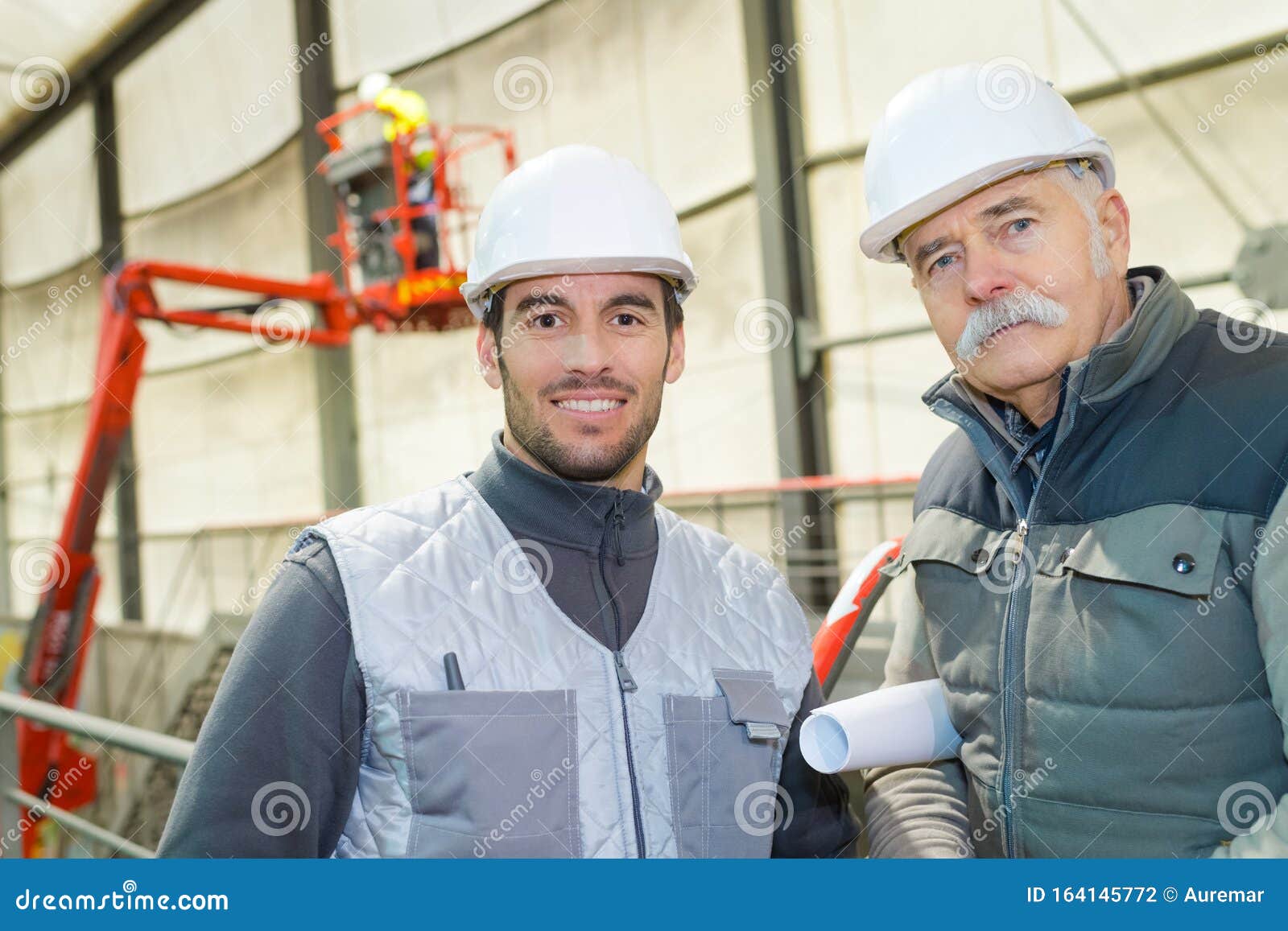 Petrochemical Co-workers Working at Plant Stock Photo - Image of ...