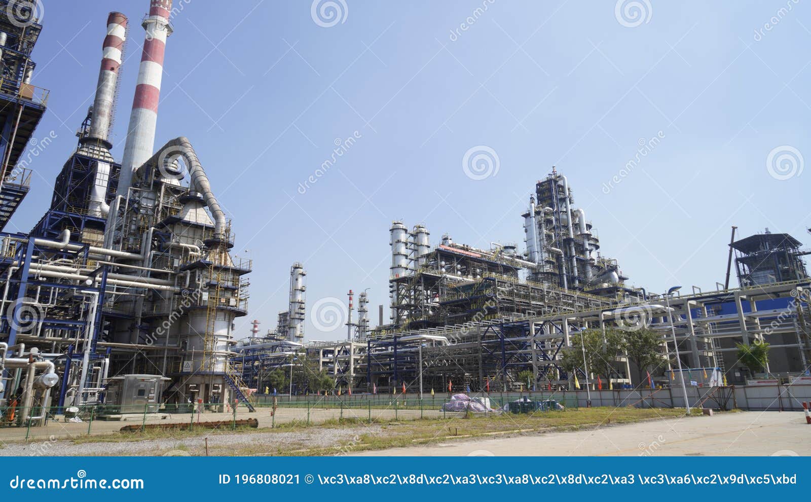 Petrochemical Plant in China Stock Image - Image of side, petrochemical ...