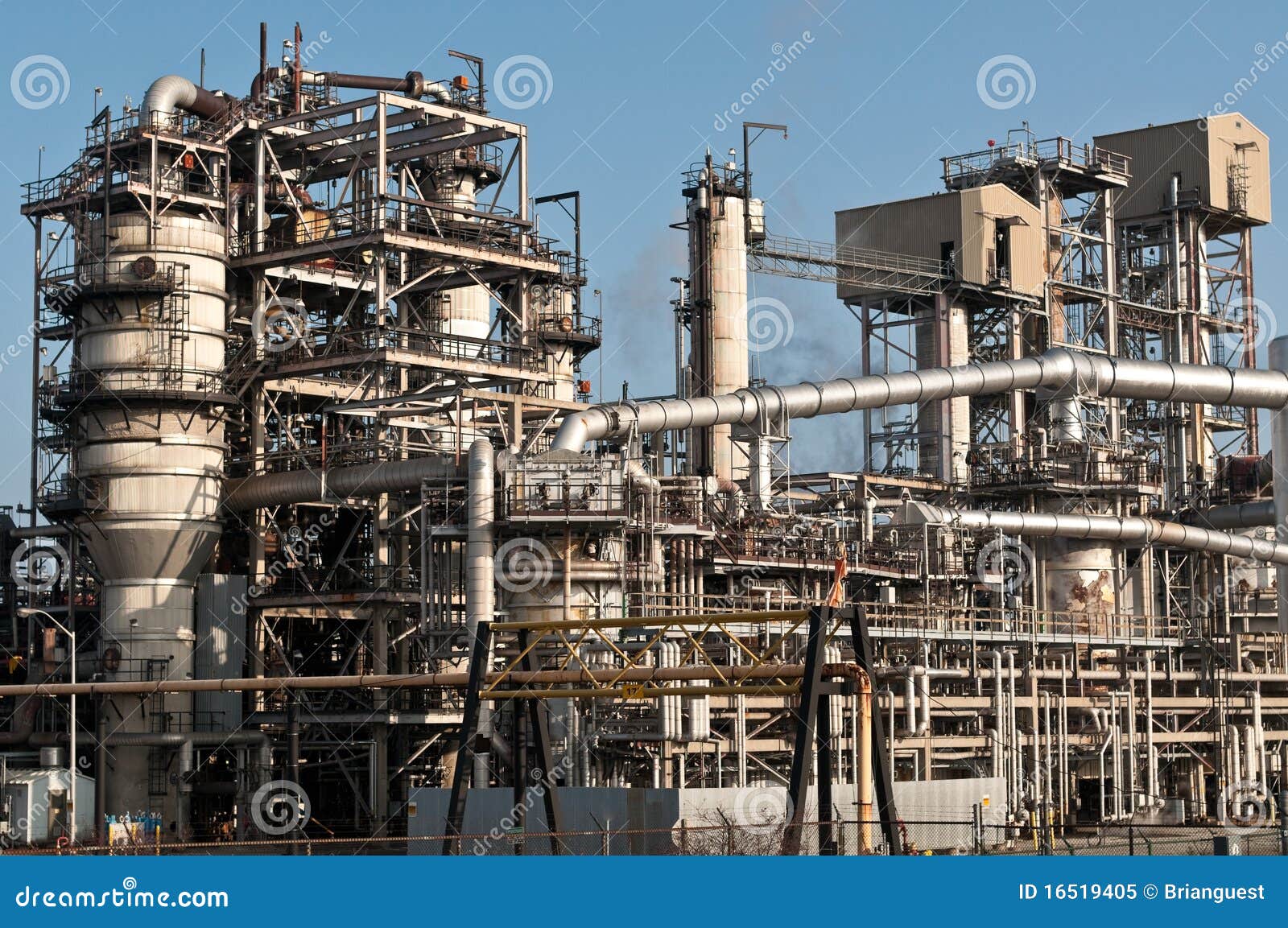 Petrochemical Refinery Plant Stock Image - Image of color, factory ...
