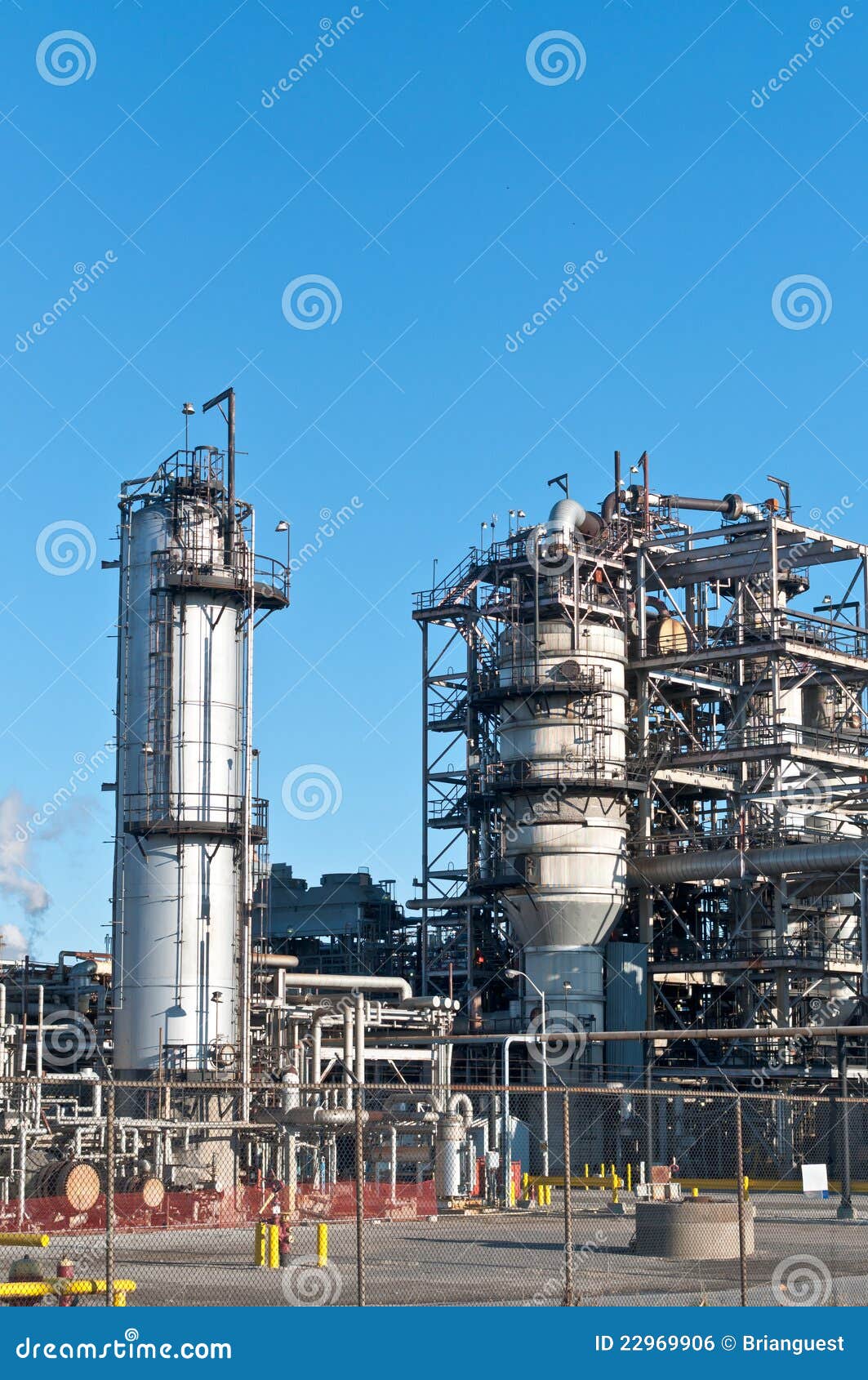 Petrochemical Refinery Plant Stock Photo - Image of petrochemical ...