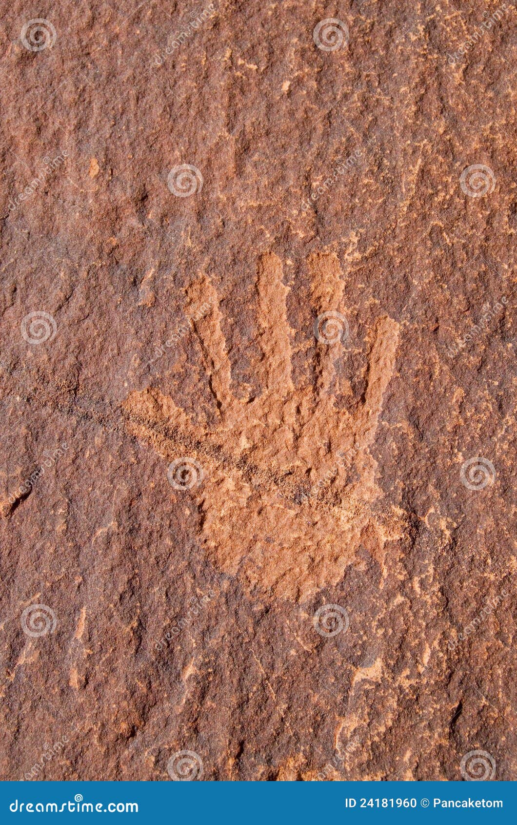 Petroglyph hand stock photo. Image of american, carved - 24181960