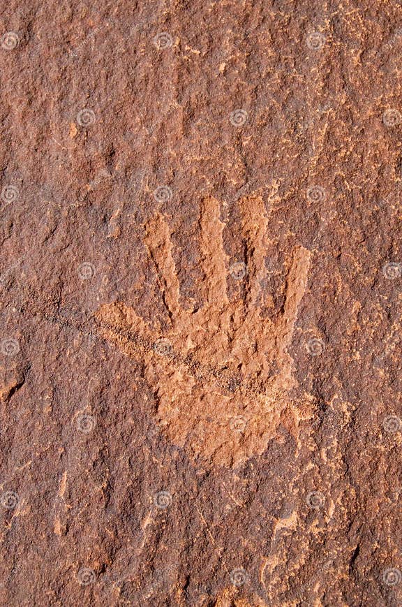 Petroglyph hand stock photo. Image of american, carved - 24181960