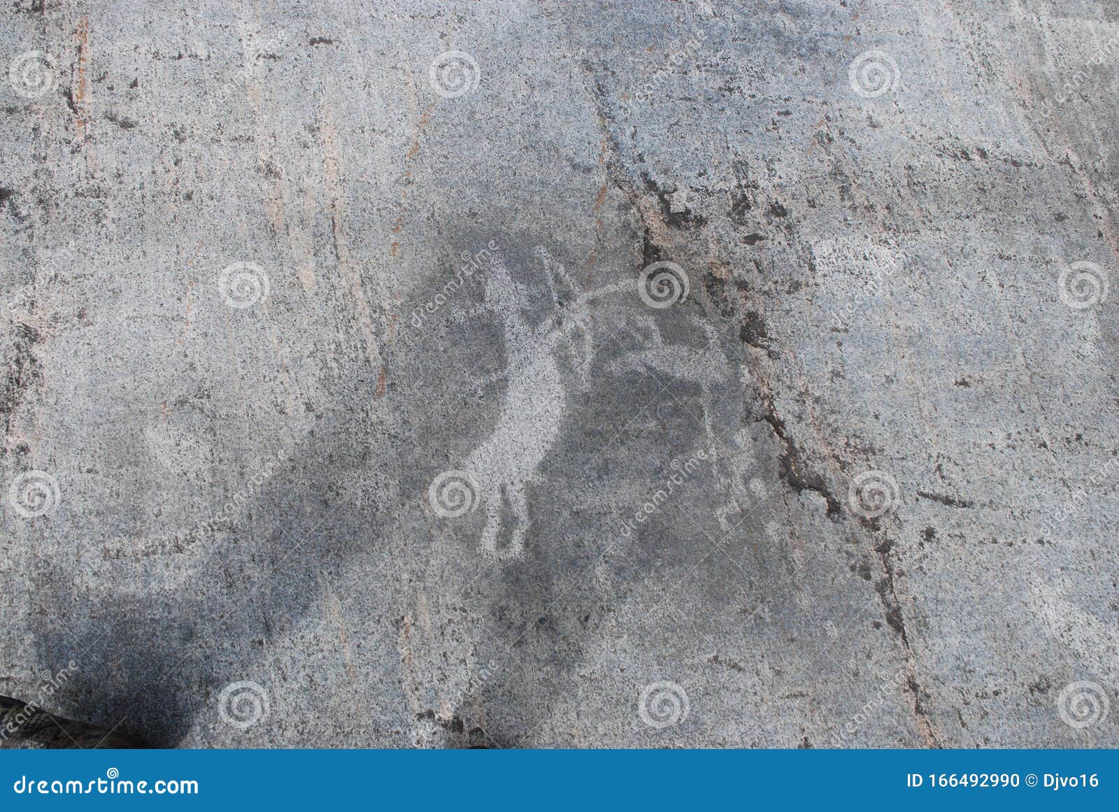 Petroglyph Primitive Drawings on Stones. Ancient Art by Prehistoric ...