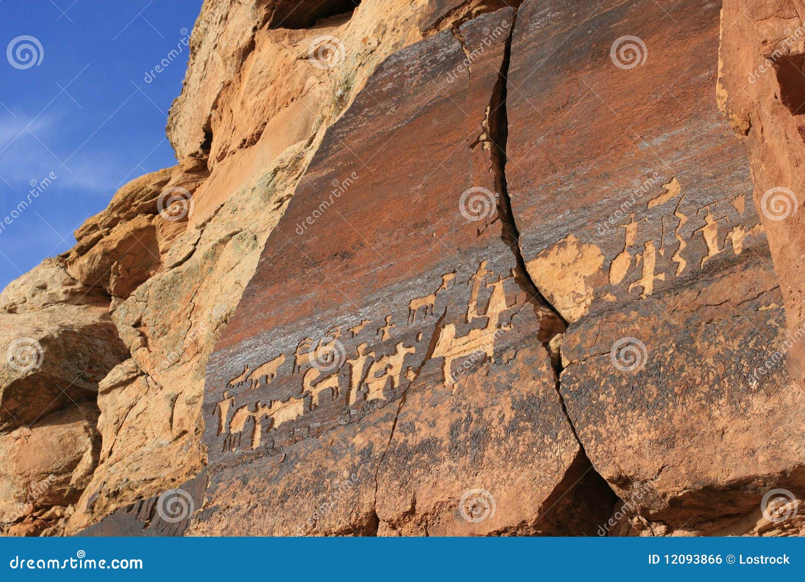 Petroglyphs of Southern Utah Stock Photo - Image of storytelling ...
