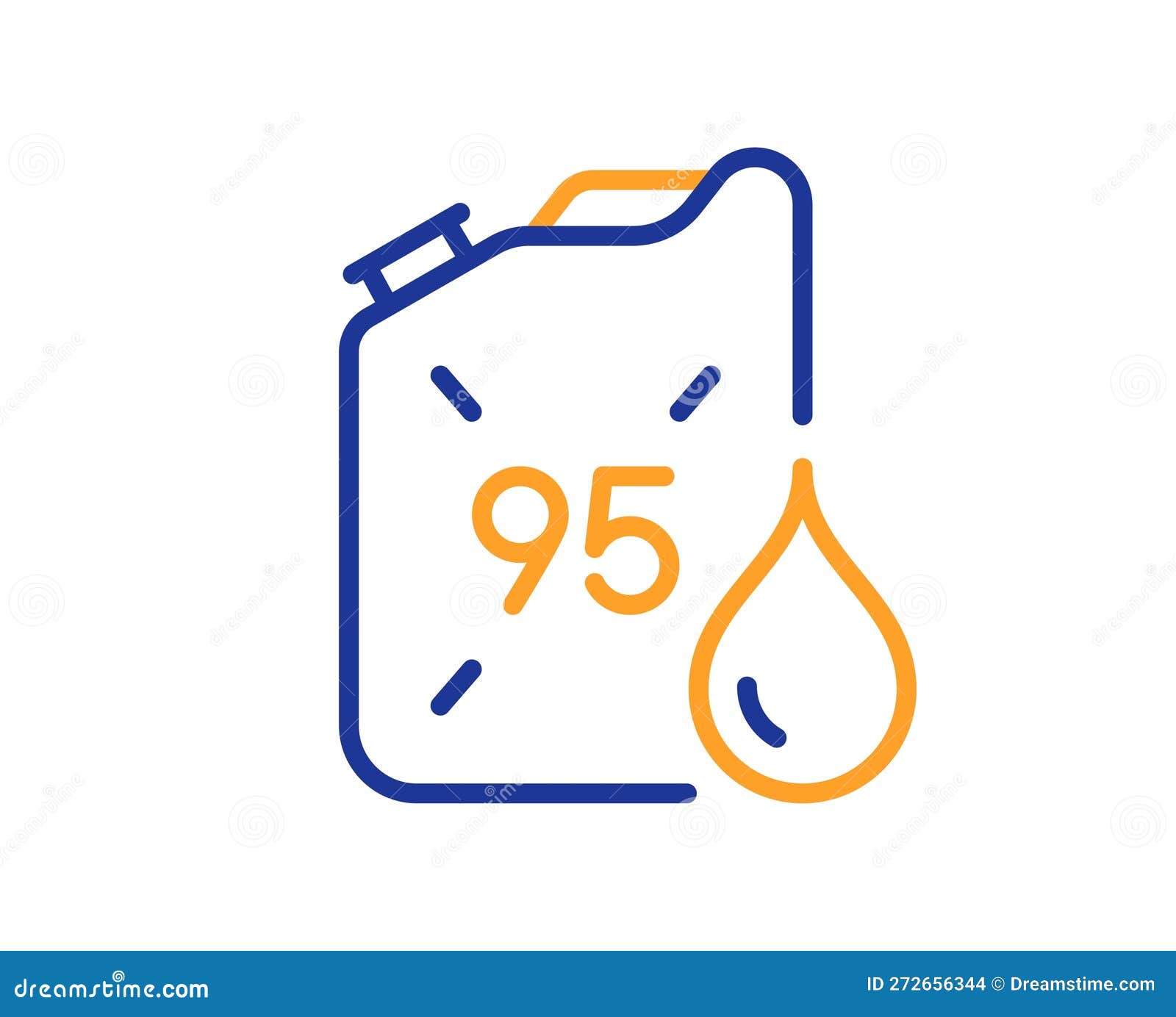 Petrol Canister Line Icon. 95 Petroleum Fuel Sign. Vector Stock ... Petrol Canister Line Icon. 95 Petroleum Fuel Sign. Vector Stock ...