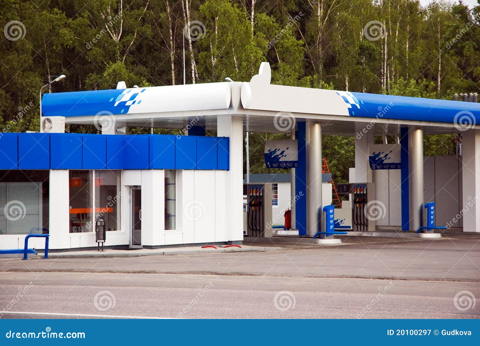Petrol filling station stock image. Image of transportation - 20100297