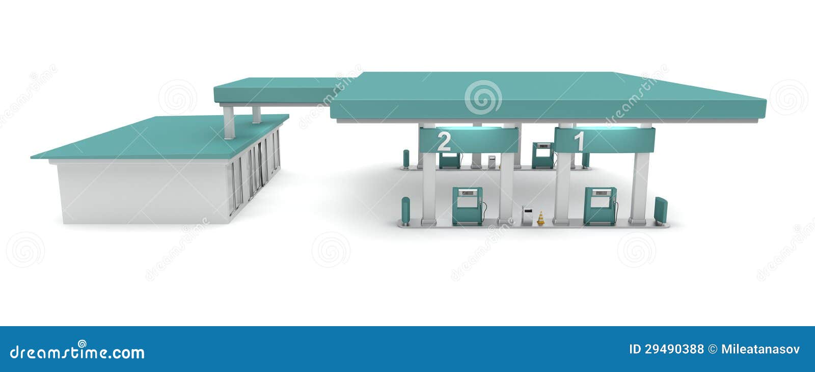 Petrol station stock illustration. Illustration of energy - 29490388