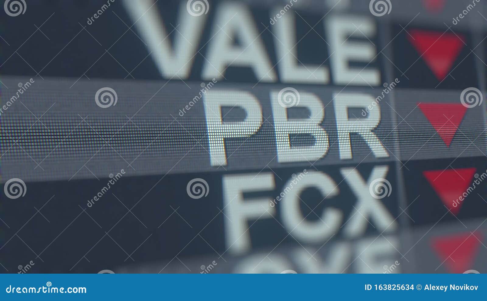PETROLEO BRASILEIRO ADR PBR Stock Ticker with Decreasing Arrow ... PETROLEO BRASILEIRO ADR PBR Stock Ticker with Decreasing Arrow ...