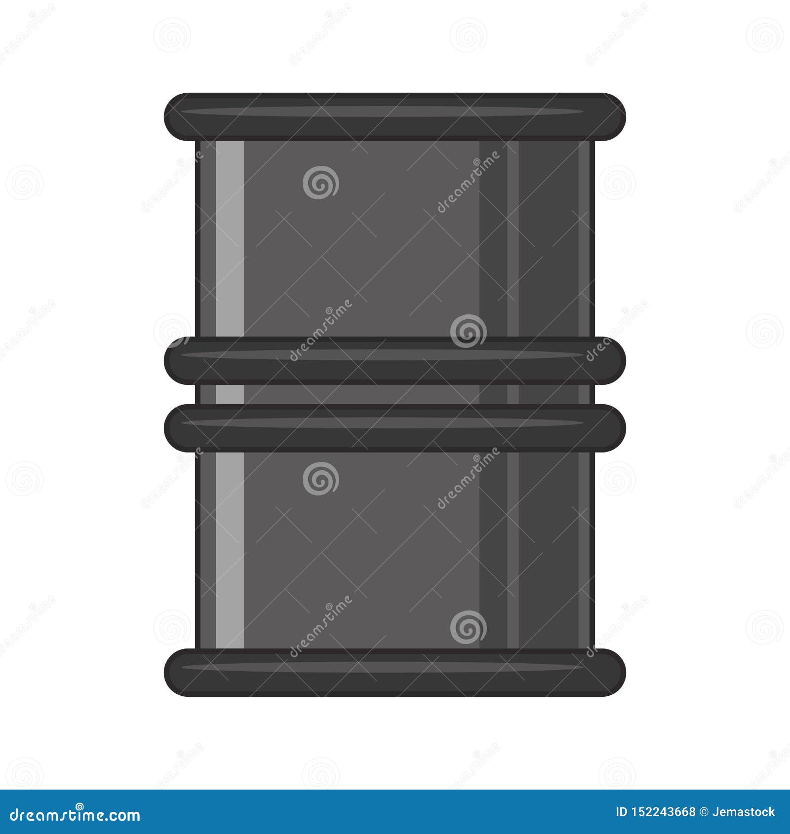 Petroleum Barrel Symbol Isolated Cartoon Stock Vector - Illustration of ...