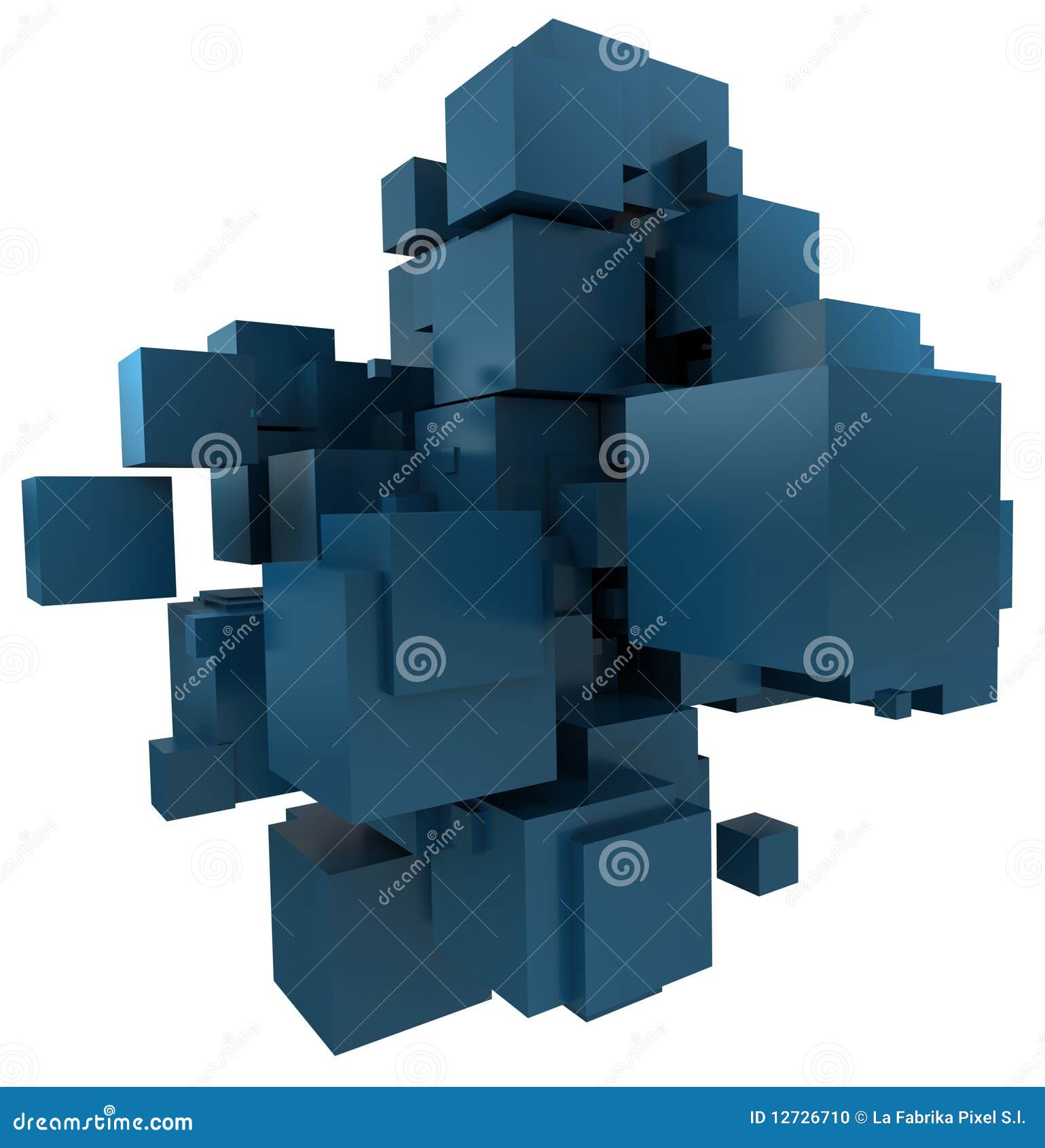 Petroleum Blue Cubic Background Stock Illustration - Illustration of ...