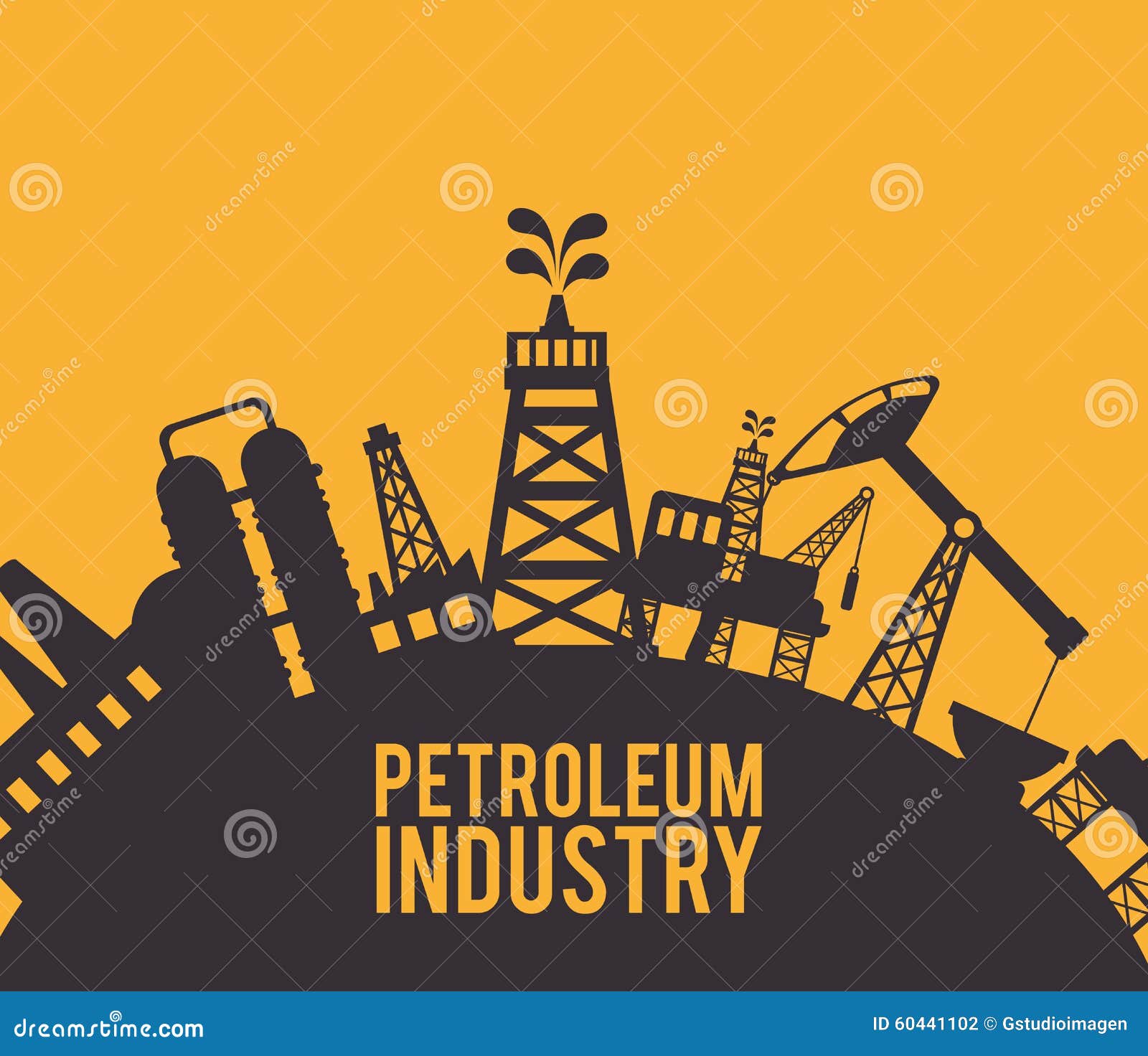 Petroleum Design Concept Set Cartoon Vector | CartoonDealer.com #52139559