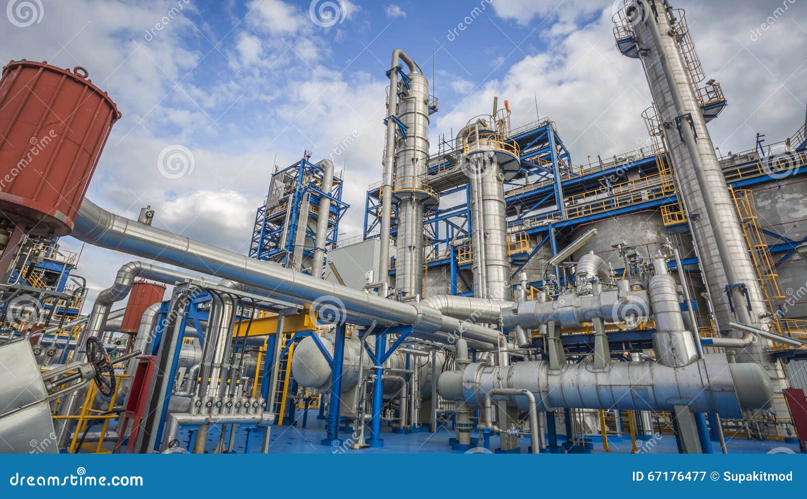 Petroleum plant stock image. Image of factory, plant - 67176477