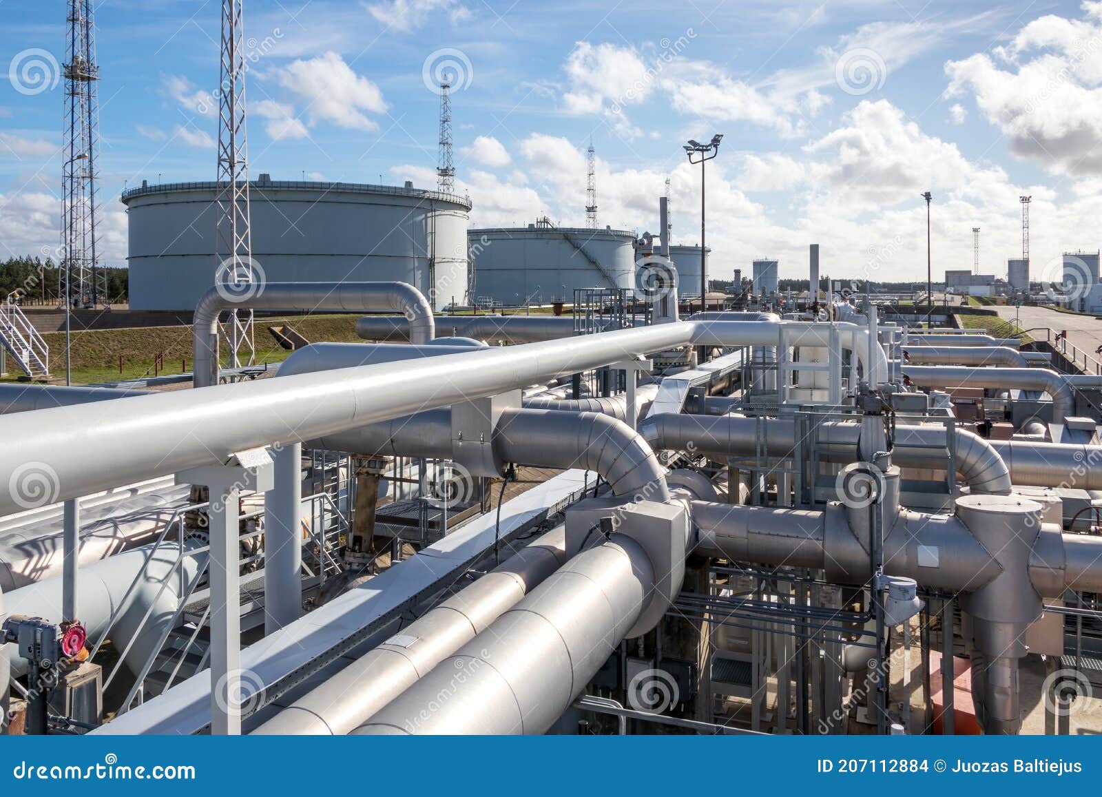 Petroleum Export Terminal Stock Photography | CartoonDealer.com #40115804