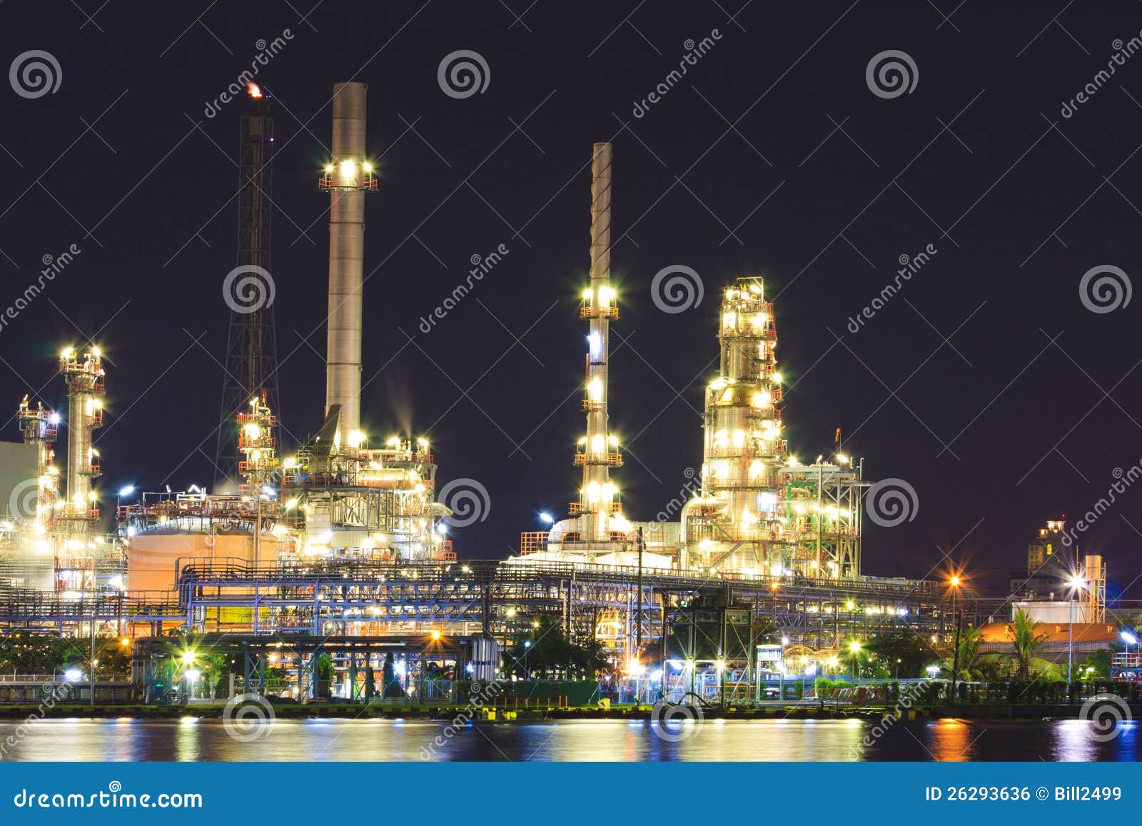 Petroleum Refinery stock photo. Image of engineering - 26293636