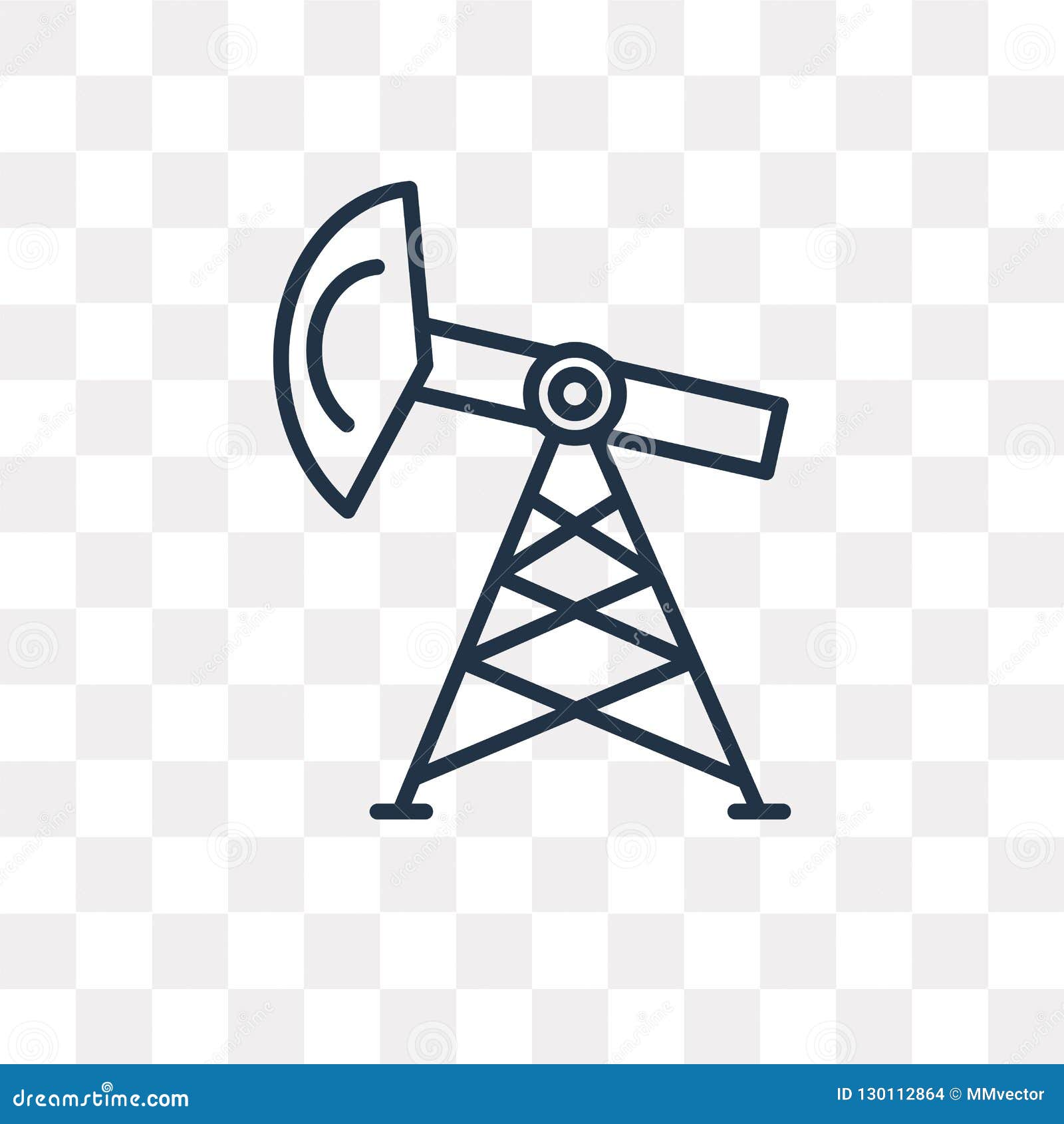 Petroleum Vector Icon Isolated on Transparent Background, Linear Stock ...