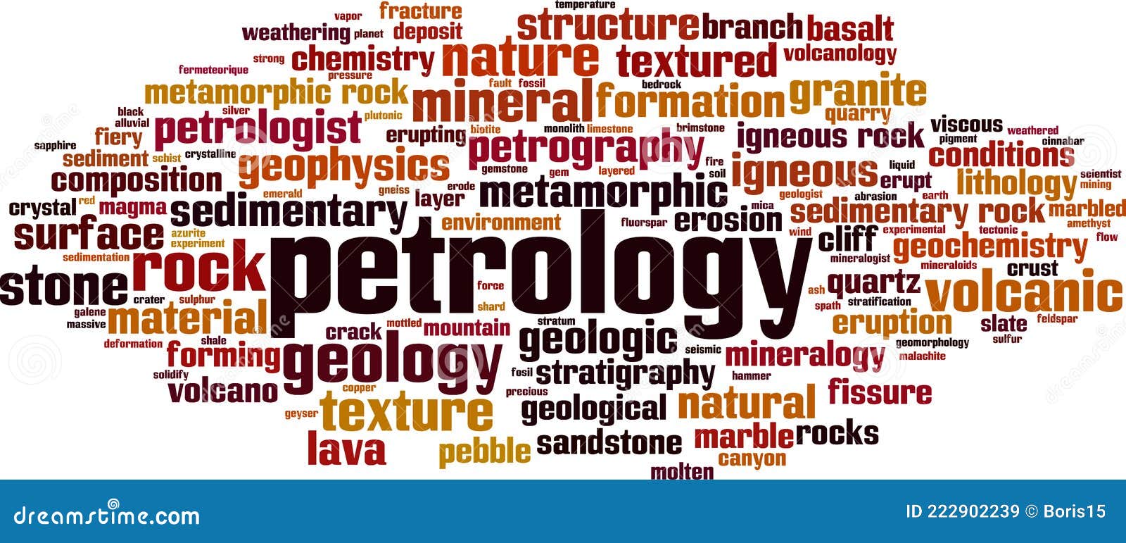 Petrology word cloud stock vector. Illustration of conditions - 222902239
