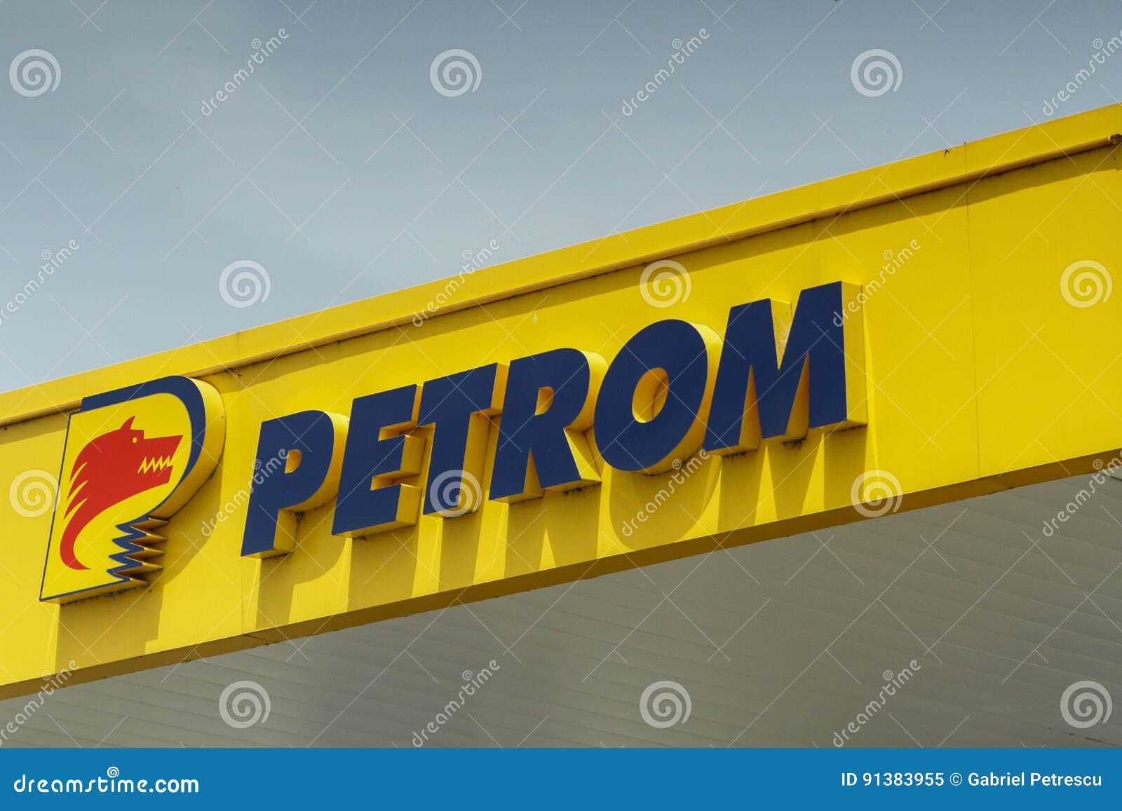Petrom-Logo redaktionelles bild. Bild von berühmt, kosten - 91383955