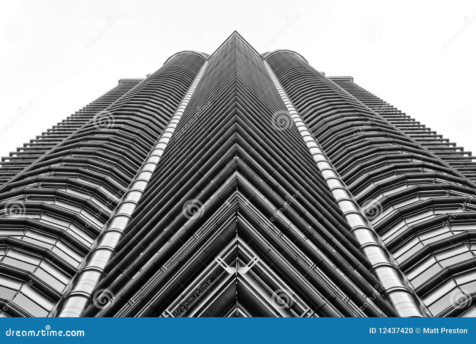 Petronas Towers in Kuala Lumpur Stock Photo - Image of petronas ...