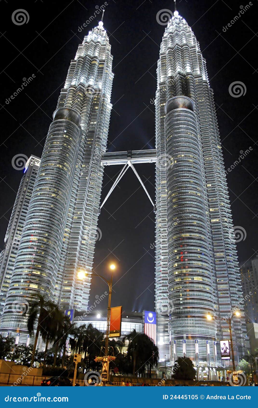 Petronas twin tower stock image. Image of kuala, evening - 24445105