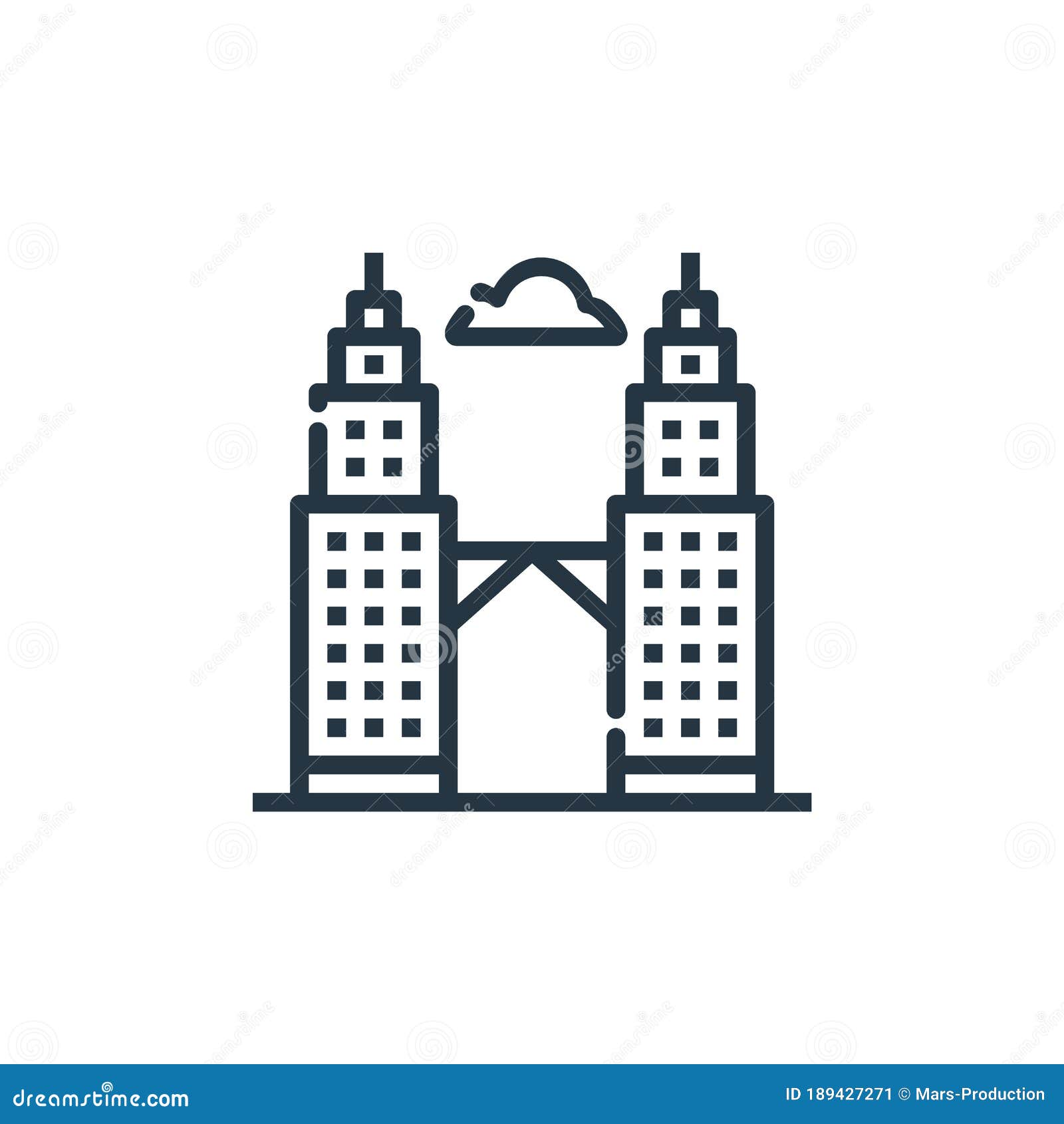 Petronas Twin Tower Vector Stock Illustrations – 143 Petronas Twin ...