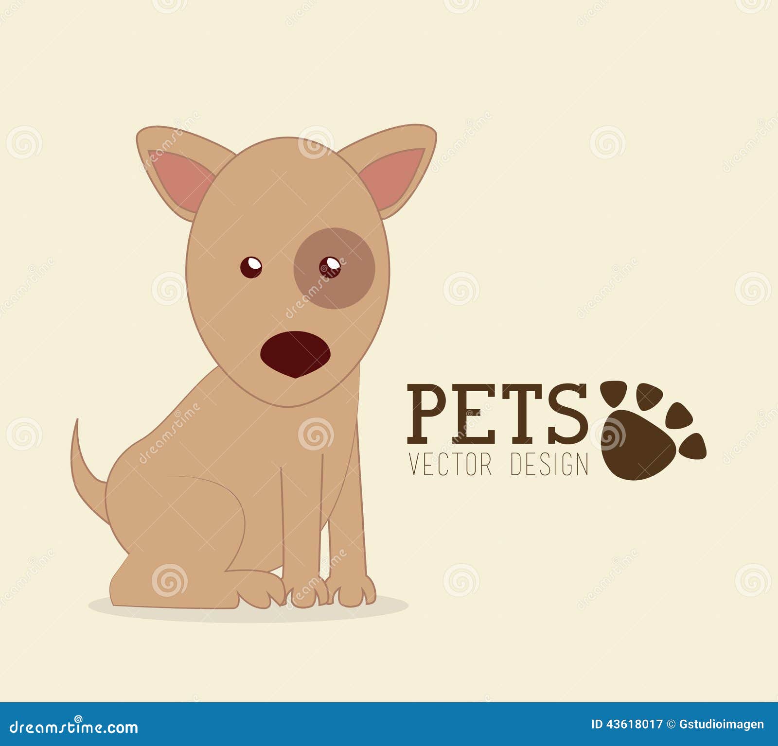 Pets design stock vector. Illustration of wildlife, friendly - 43618017