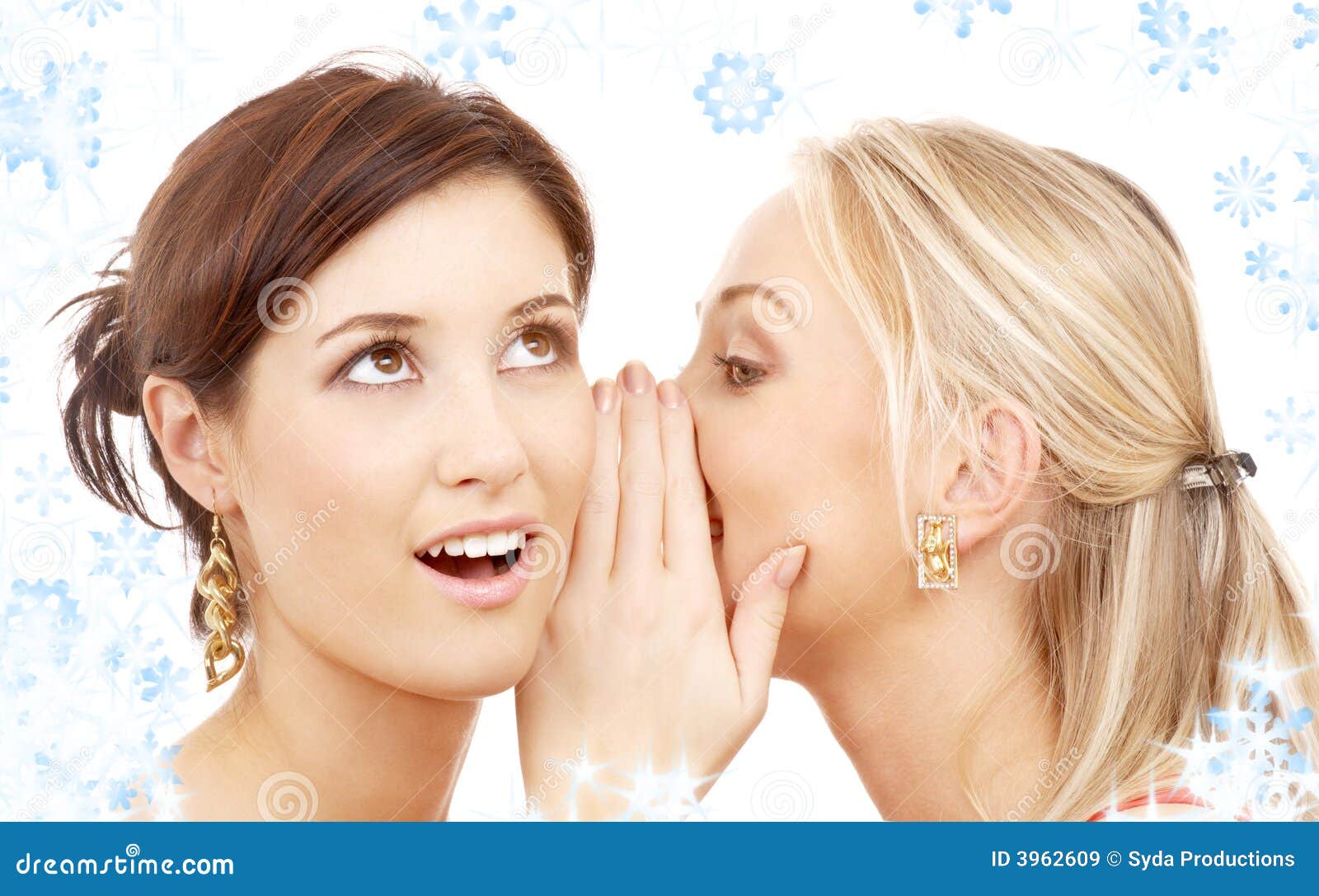 Pettegolezzo di natale immagine stock. Immagine di felice - 3962609