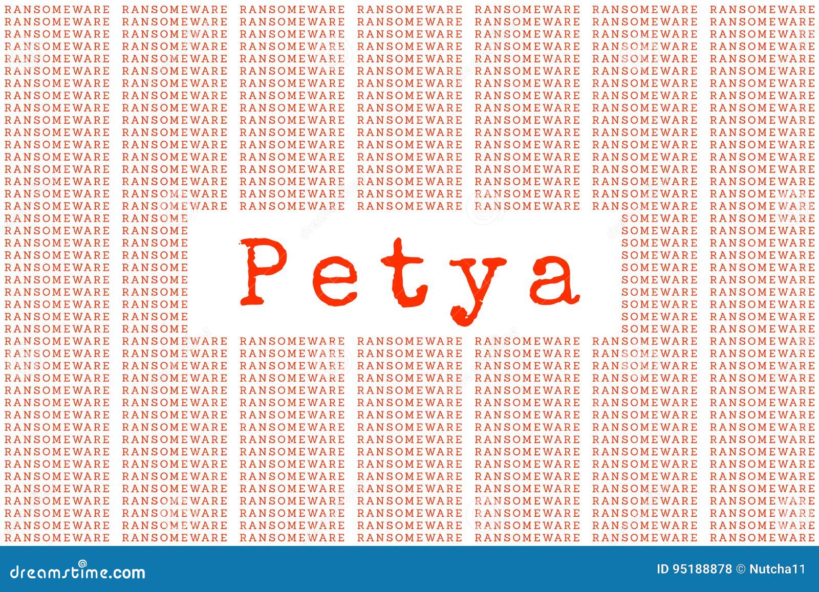 The Petya and Binary Code. the Petya and Ransomware Concept Secu Stock ...