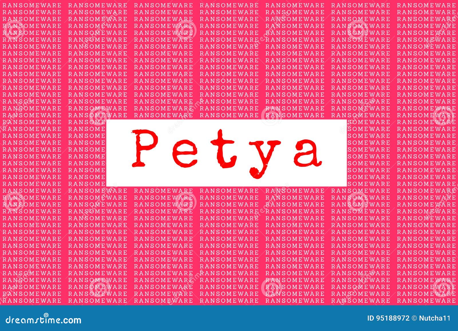 The Petya And Binary Code. The Petya And Ransomware Concept Secu ...